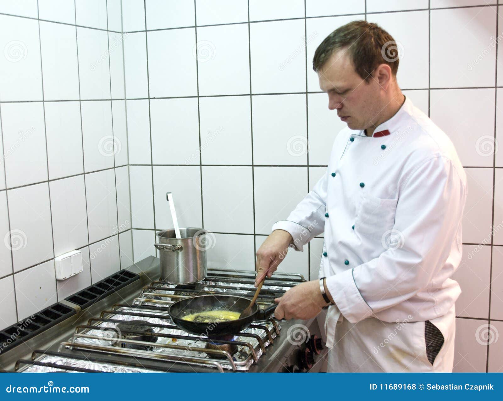 Koch stockfoto. Bild von nahrung, koch, hotel, mann, arbeiten - 11689168