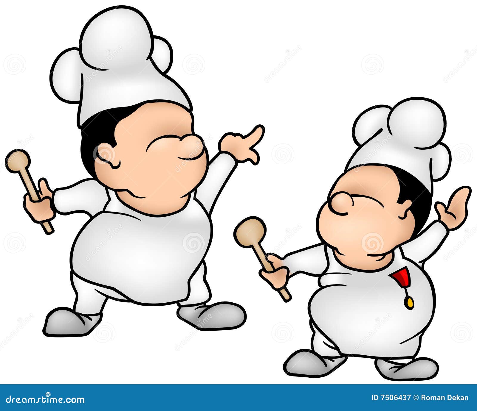 Koch-Set vektor abbildung. Illustration von koch, leute - 7506437