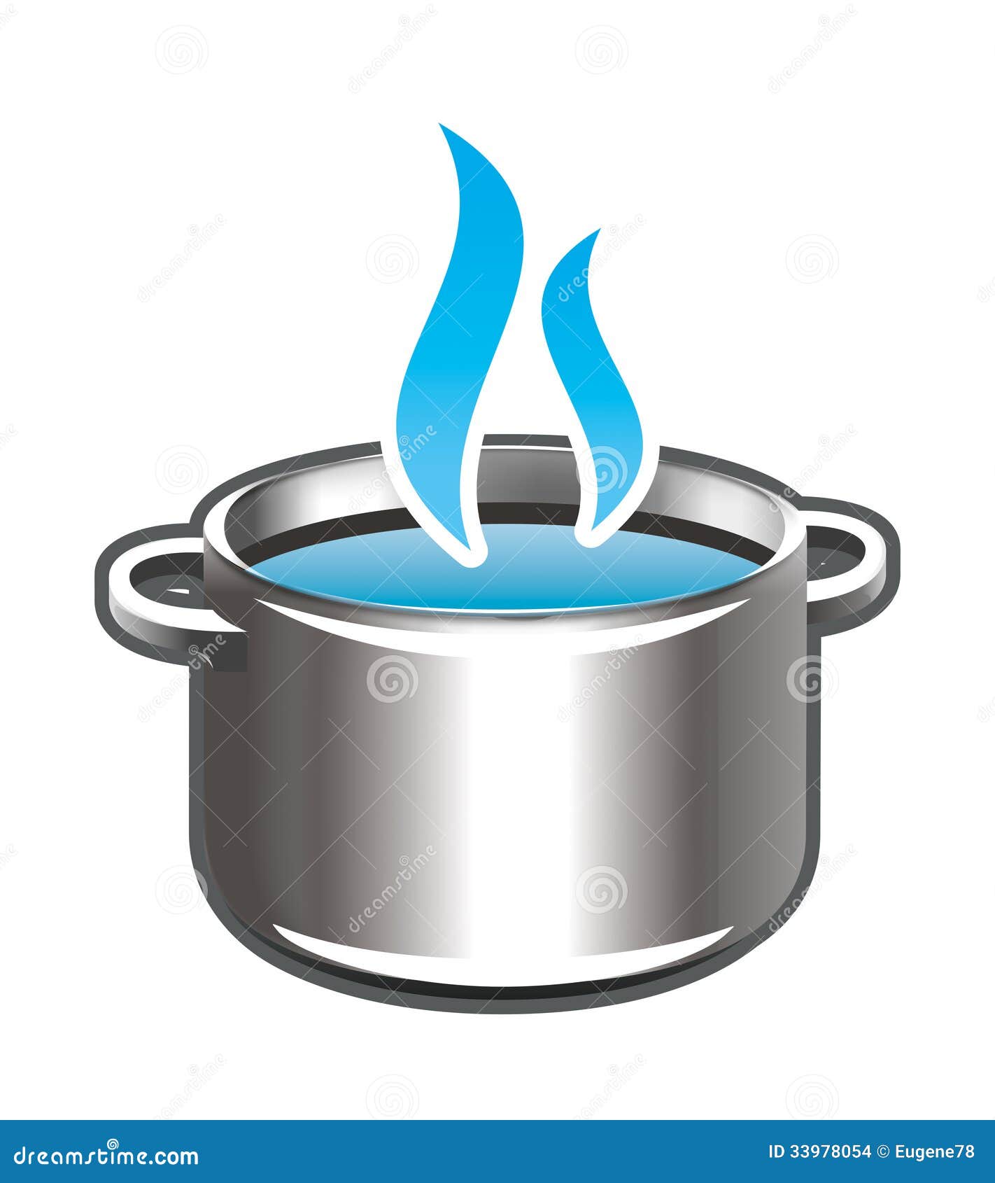 Kochen im Topf stock abbildung. Illustration von nahrung - 33978054