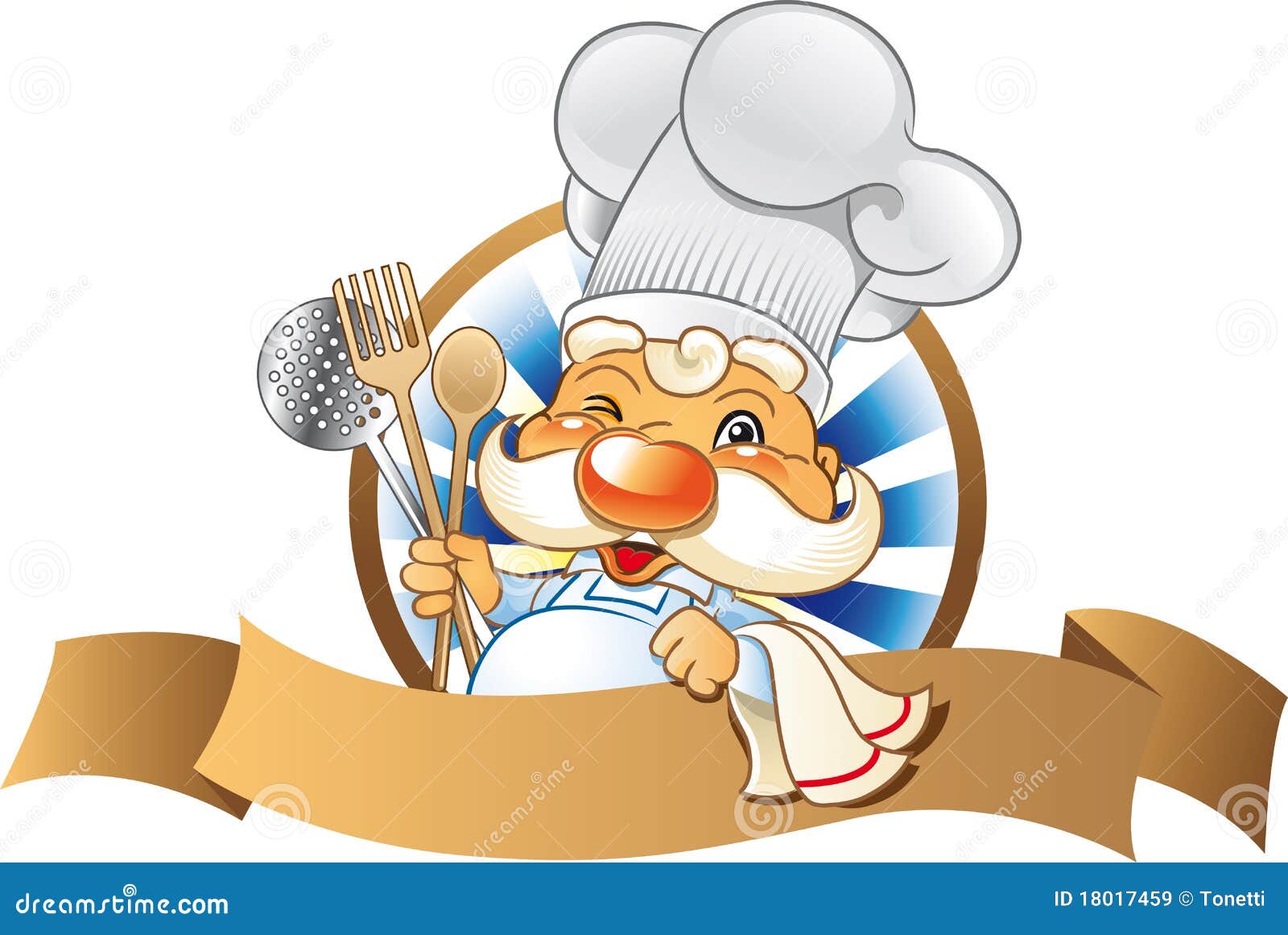 Kock vektor illustrationer. Illustration av restaurang - 18017459