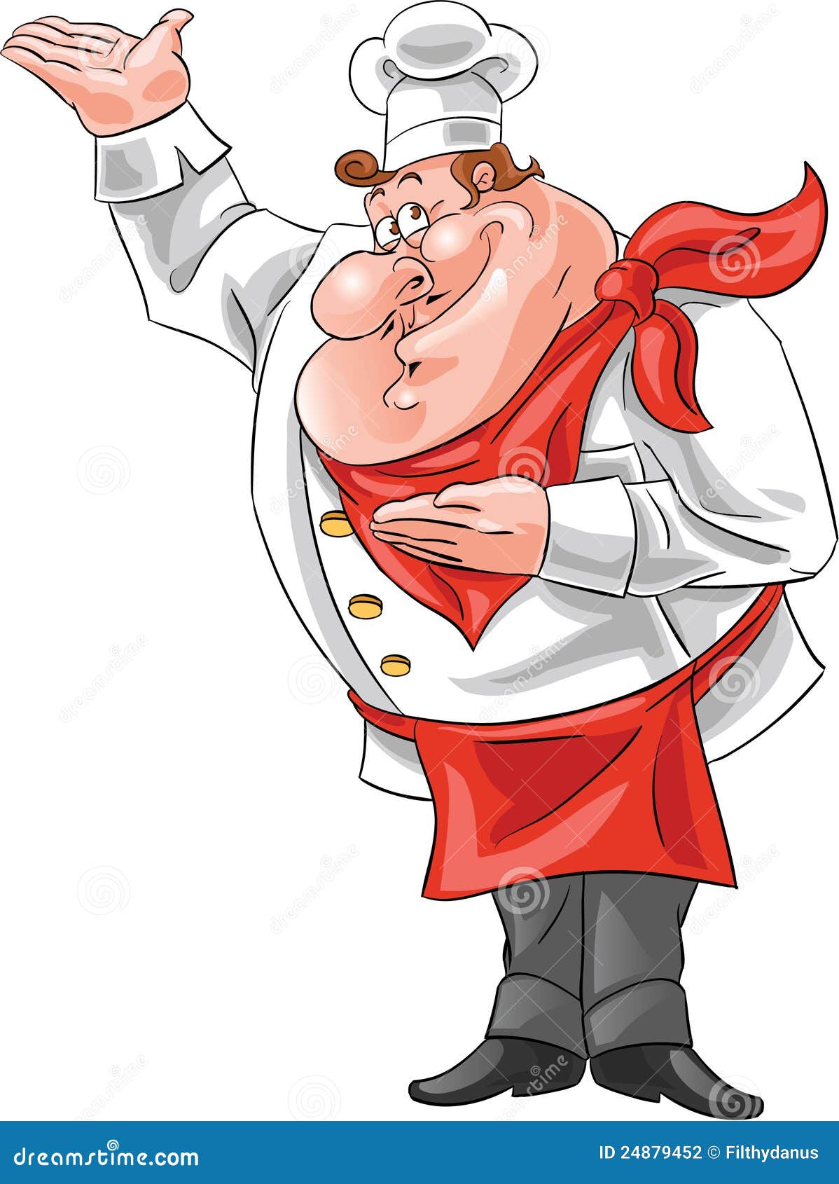 Kock vektor illustrationer. Illustration av vitt, leende - 24879452