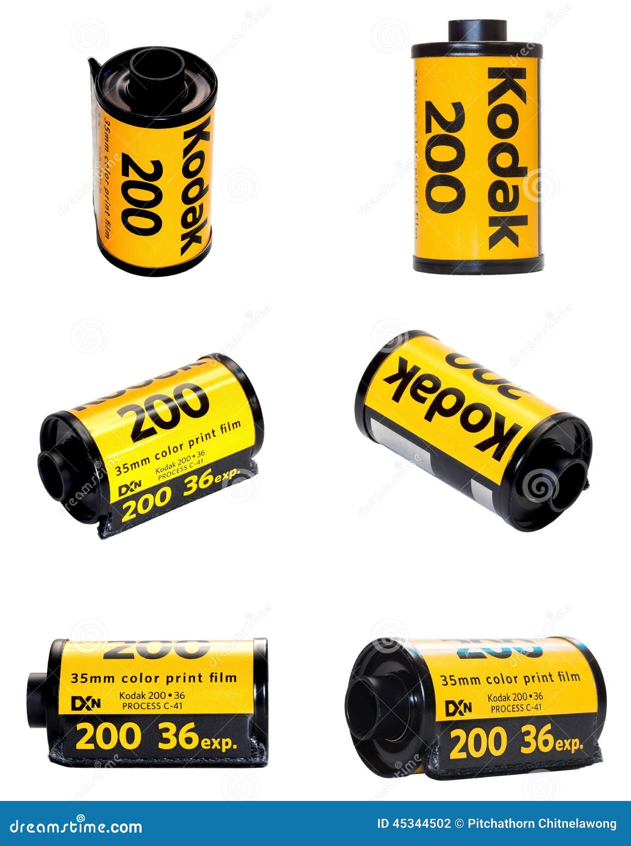 Kodak Film 200 in Various Views Editorial Photography - Illustration of ...