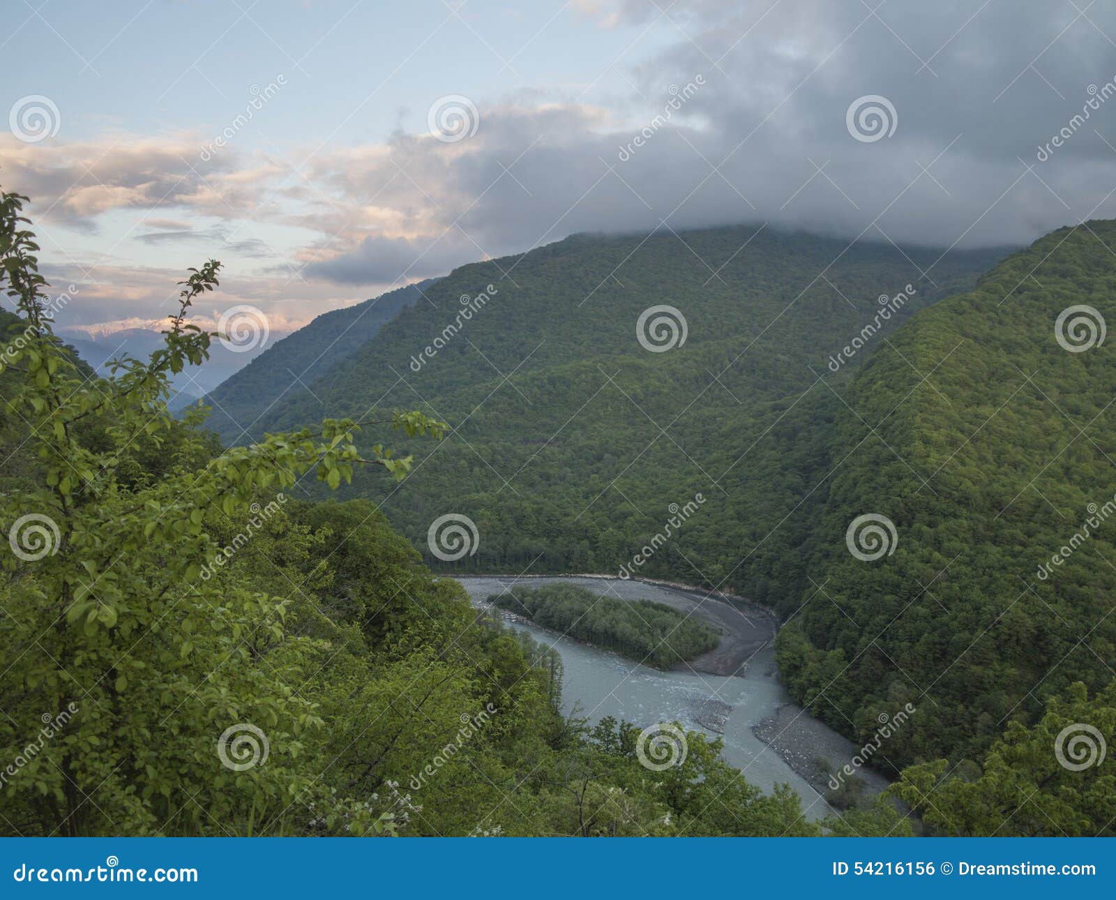 Kodor river stock photo. Image of mountains, nature, waterfalls - 54216156