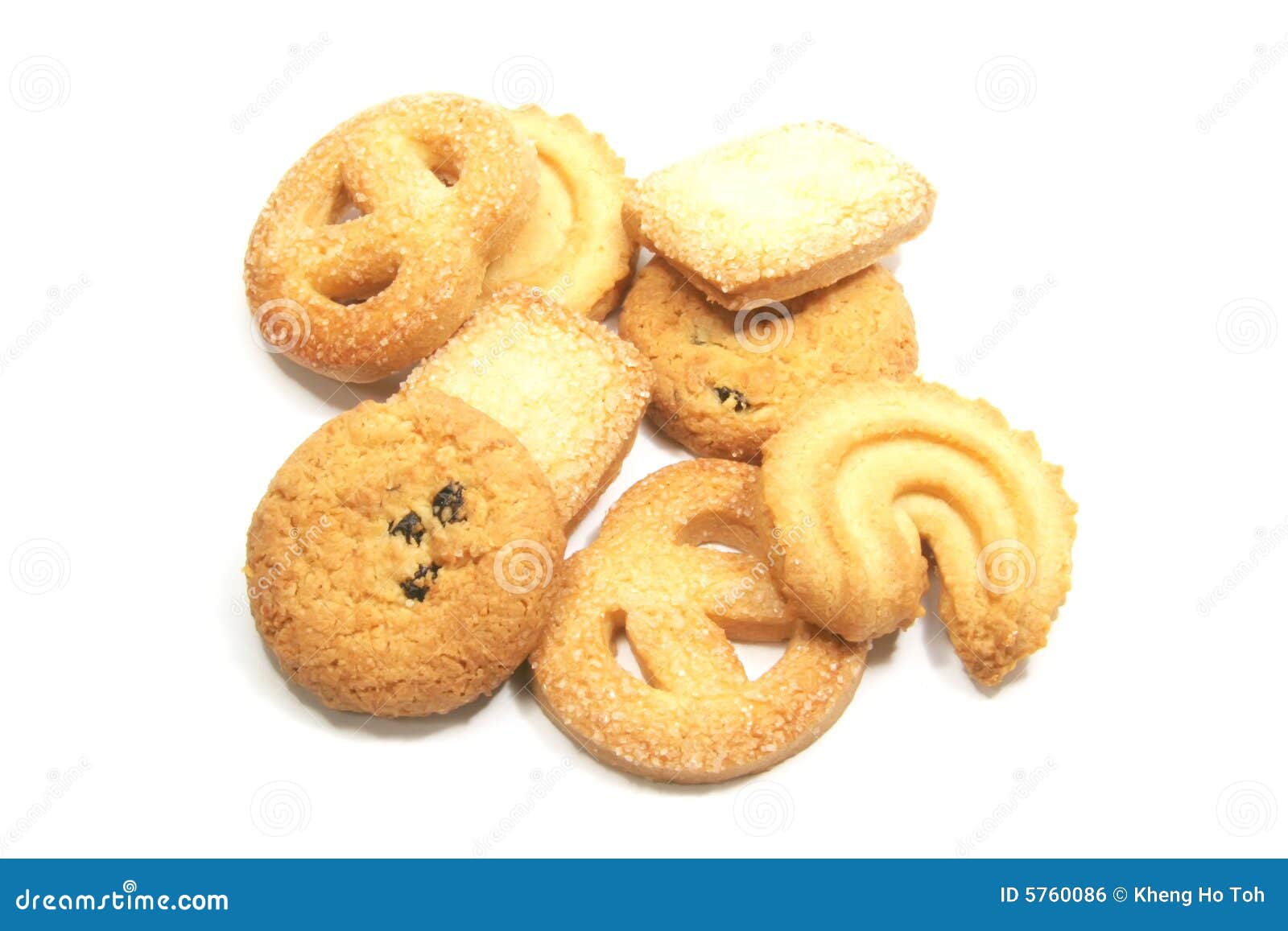 Koekjes Van De Tijd Van De Thee De Engelse Deense Stock Foto - Image of ...