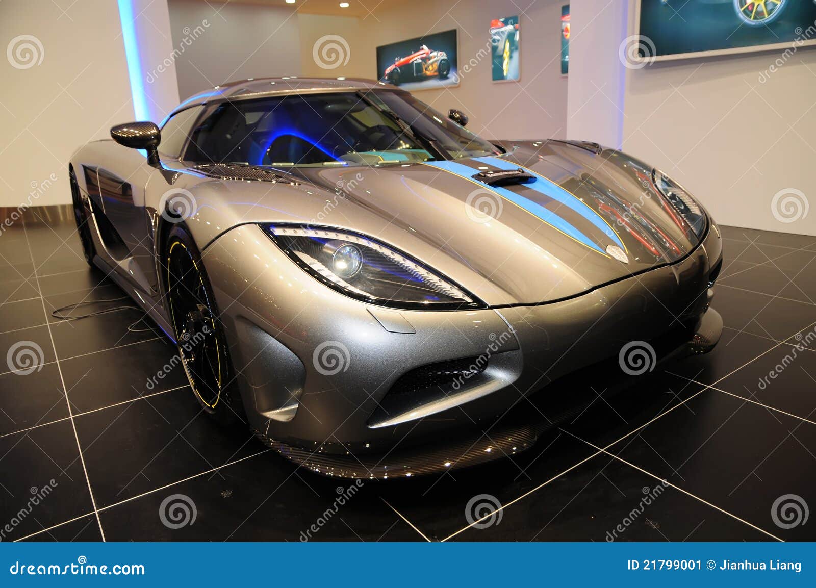 A Koenigsegg Agera Supercar Display at Auto Show Editorial Photo ...