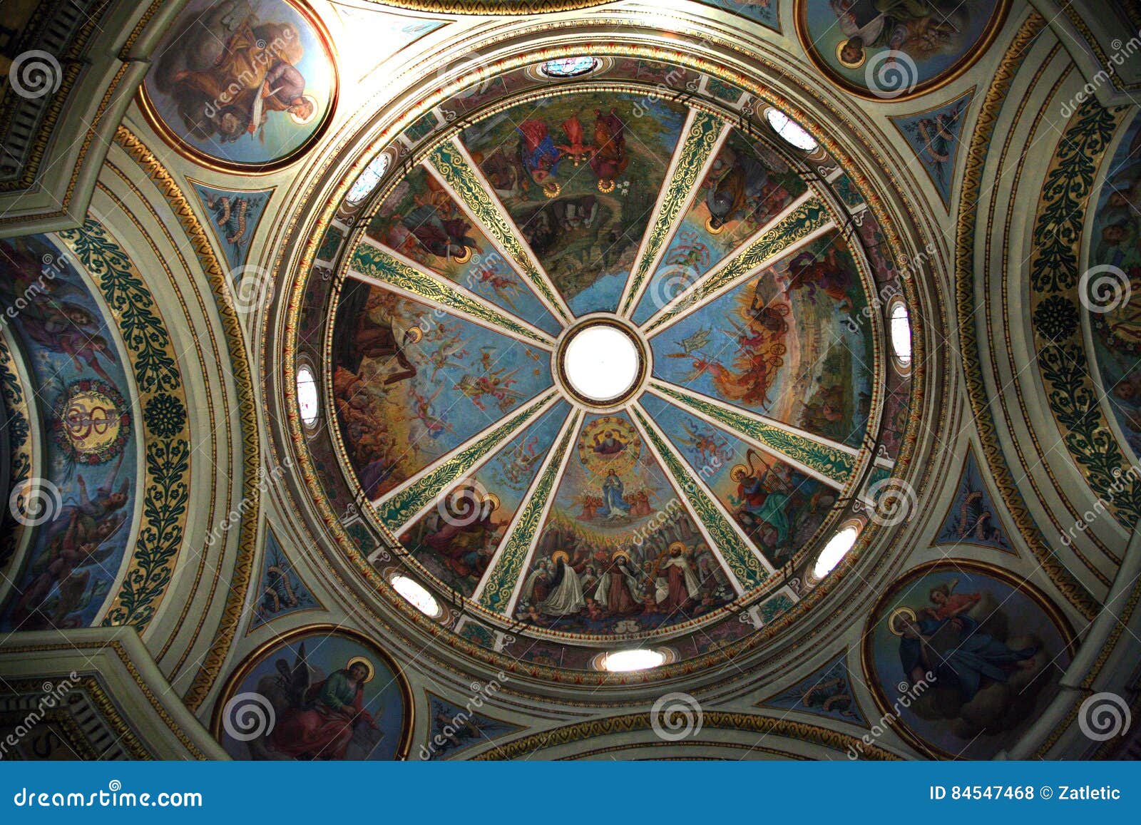 Koepel Van De Kerk Stella Maris, Berg Karmel, Haifa Stock Foto - Image ...