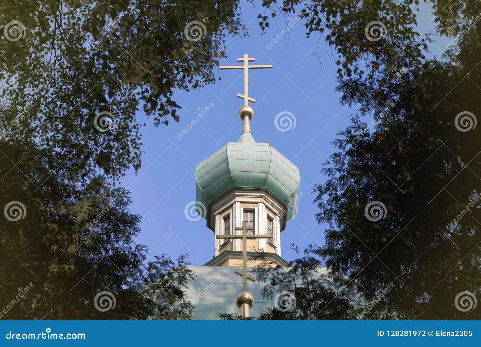 Koepel Van De Oude Orthodoxe Kerk Stock Foto - Image of kerk, symbool ...