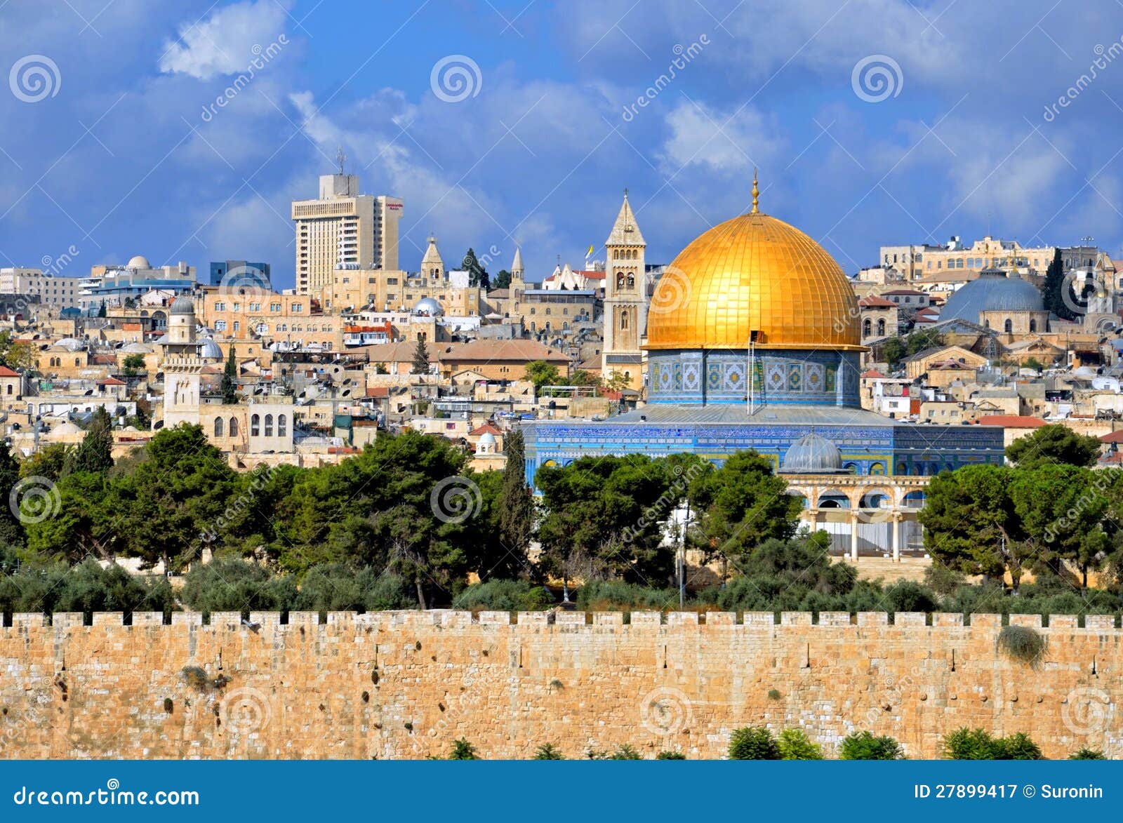 Koepel van de Rots stock afbeelding. Image of wereld - 27899417