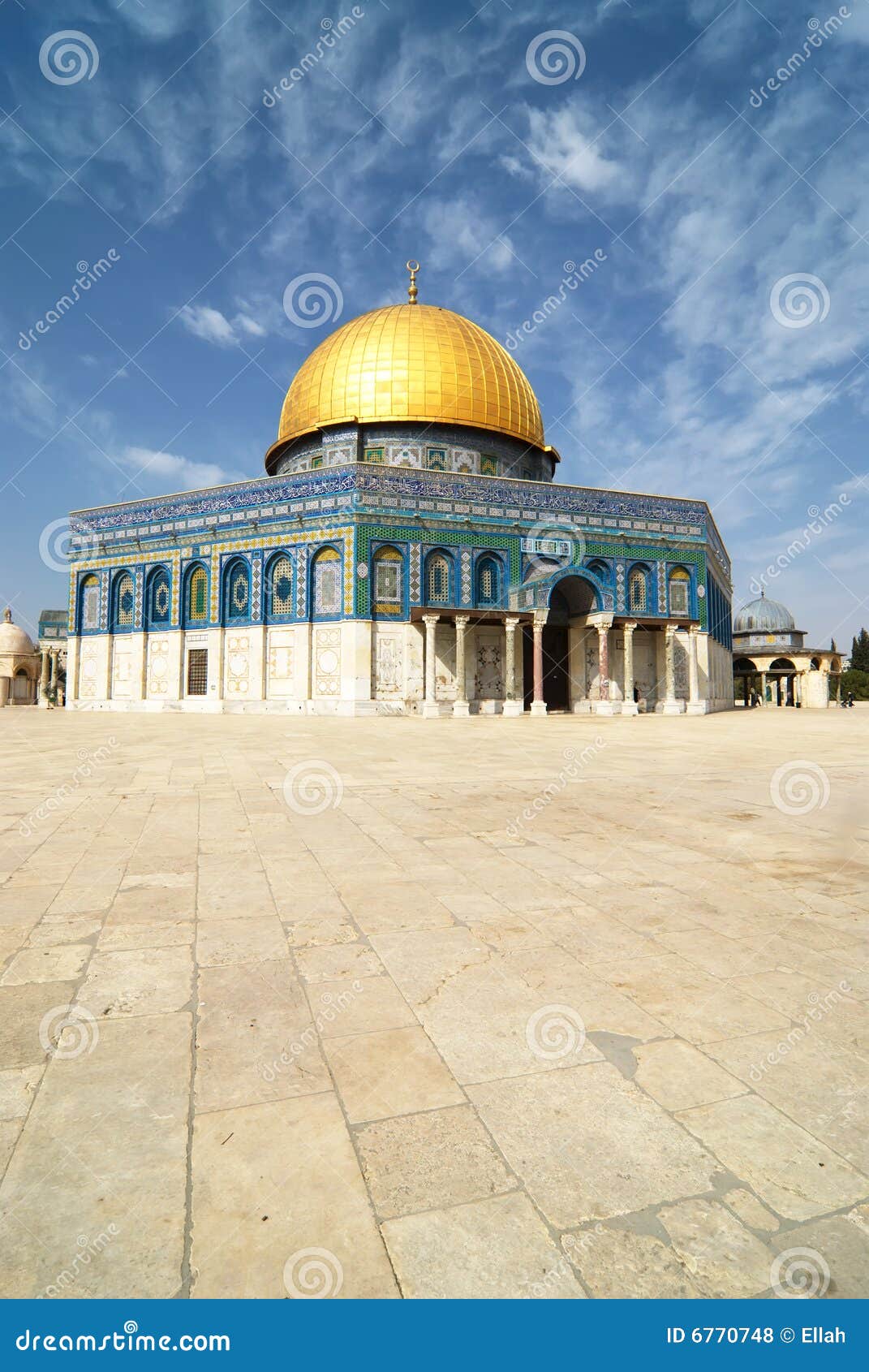 Koepel van de Rots stock foto. Image of moslim, gezichten - 6770748