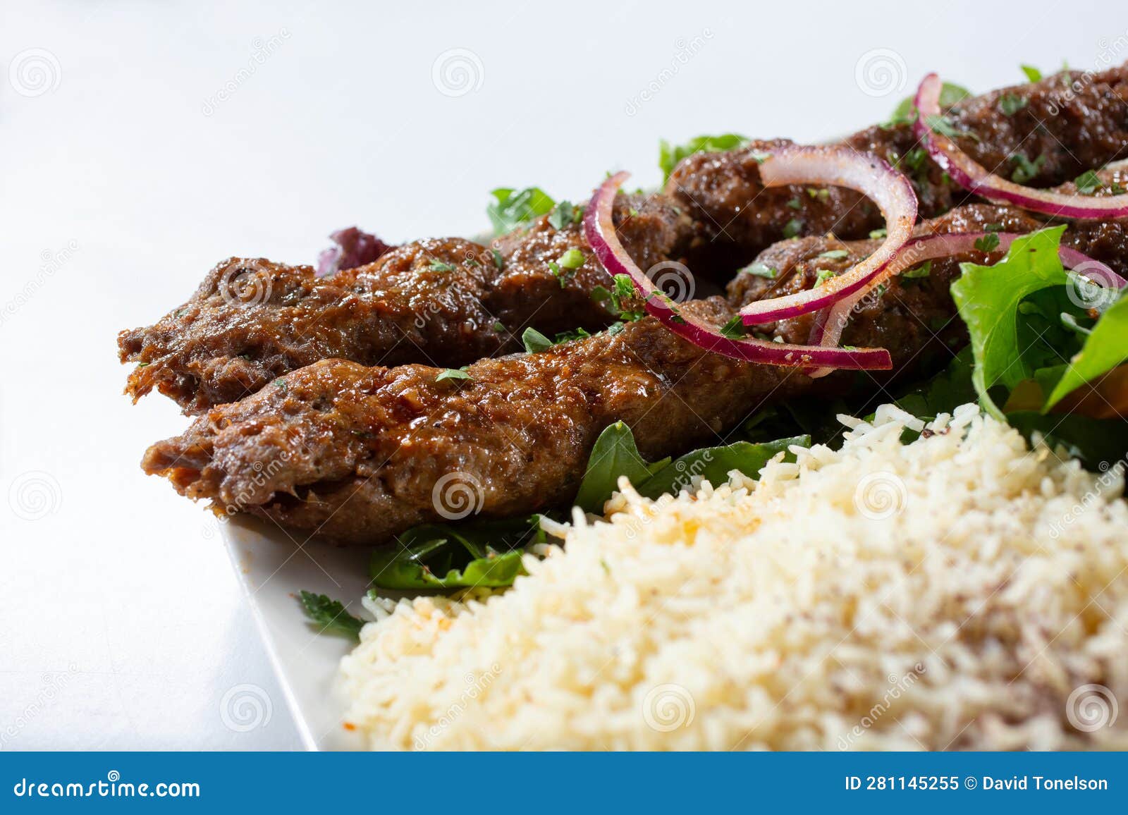 Kofta plate stock image. Image of home, plate, product - 281145255
