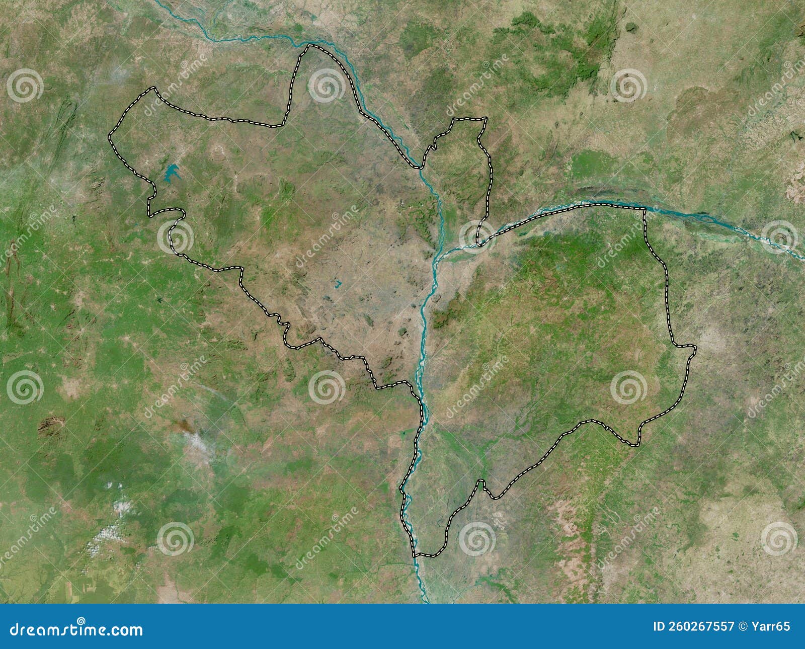 Kogi, Nigeria. High-res Satellite. No Legend Stock Image - Image of ...