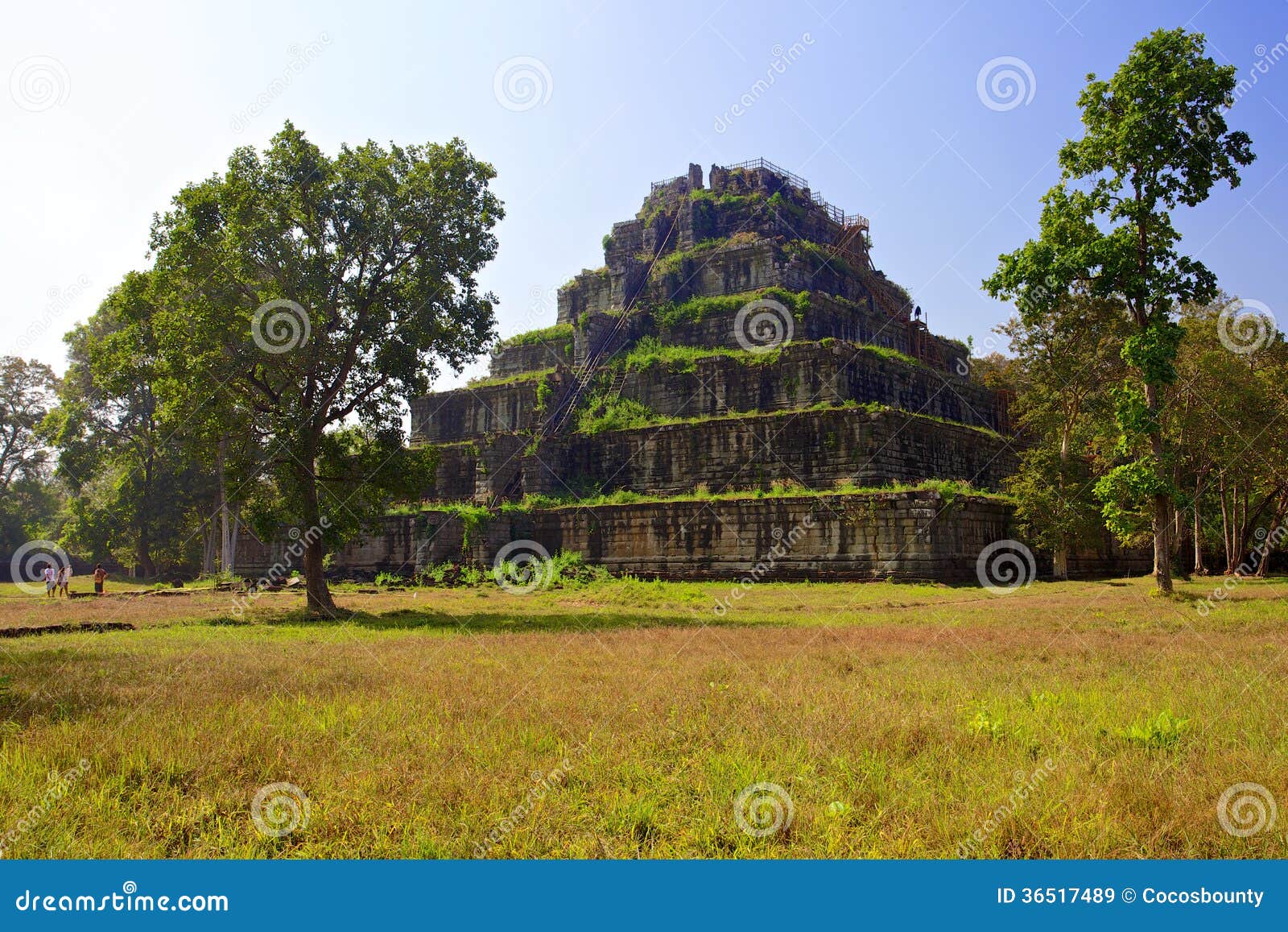 Koh Ker Ancient Temple Complex. Cambodia. Stock Image - Image of ...