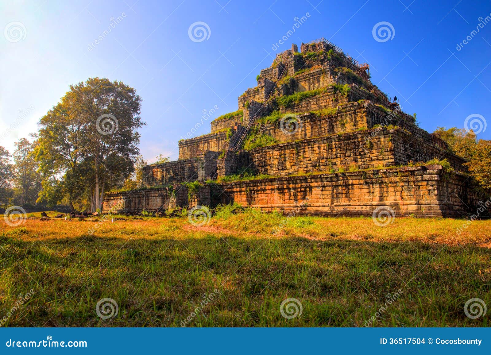 Koh Ker Ancient Temple Complex. Cambodia. Stock Photo - Image of ...