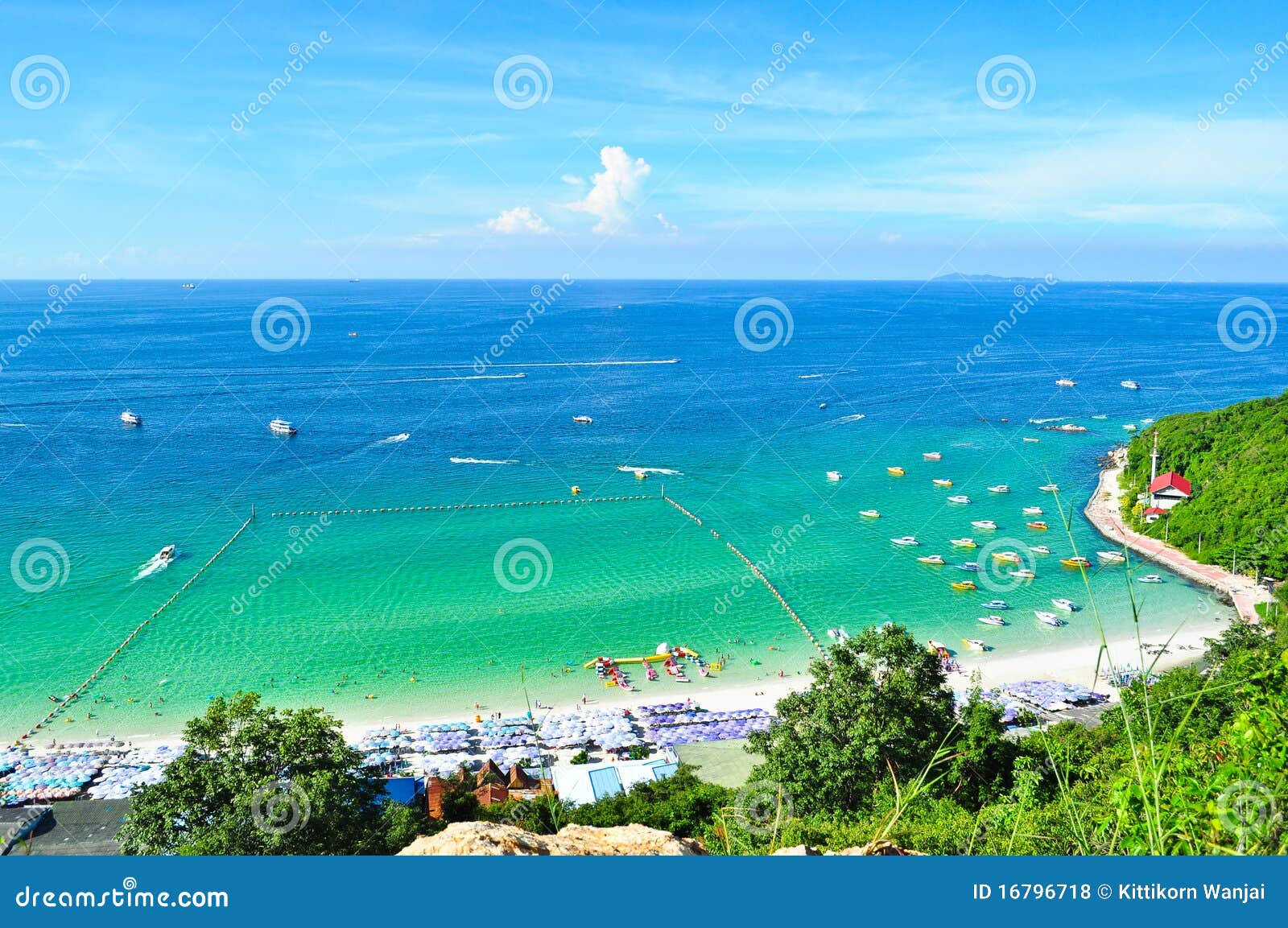 Koh Larn island stock photo. Image of sand, crystal, nice - 16796718