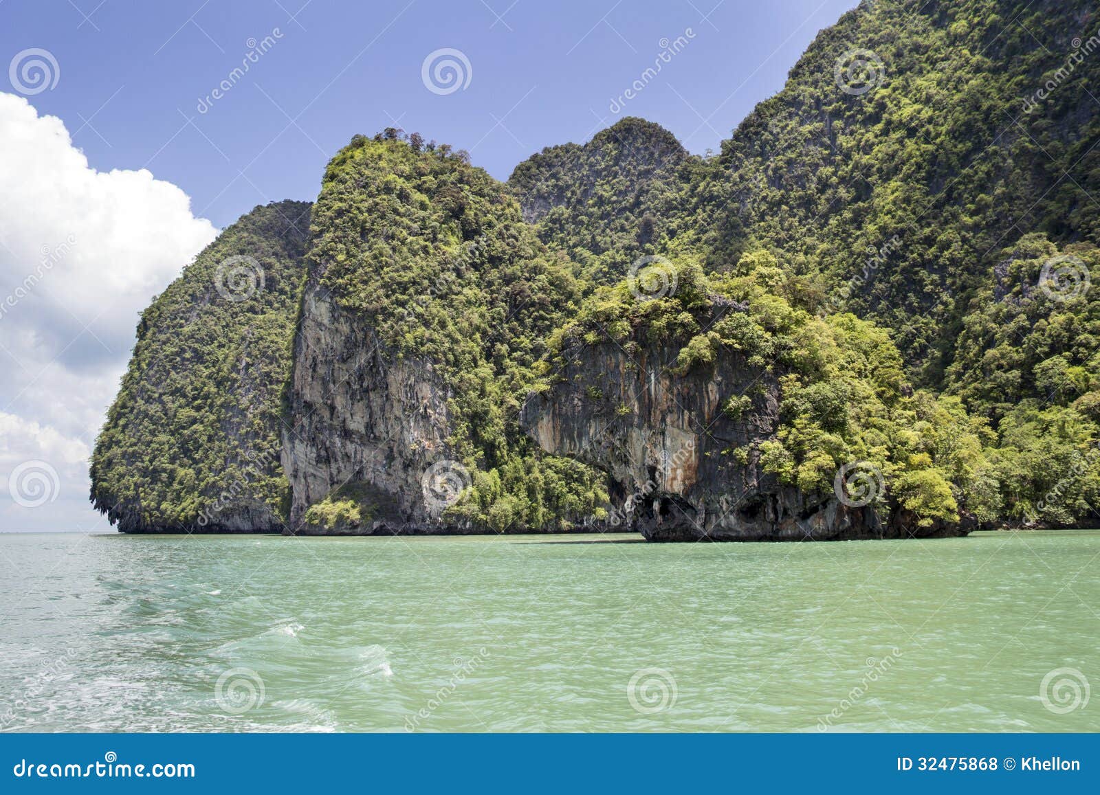 Koh Phanak foto de archivo. Imagen de escarpas, hermoso - 32475868