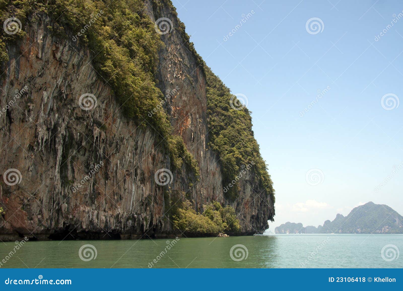 KOH Phanak, Bahía De Phang Nga Foto de archivo - Imagen de ocio ...
