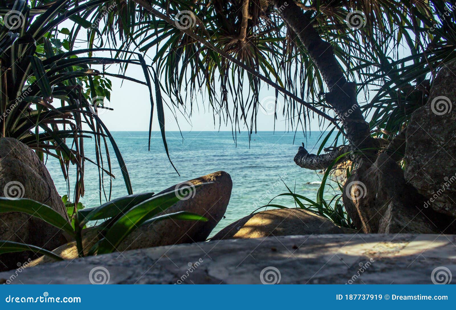 Koh Phangan Beautiful Island Beach View Stock Image - Image of rocks ...