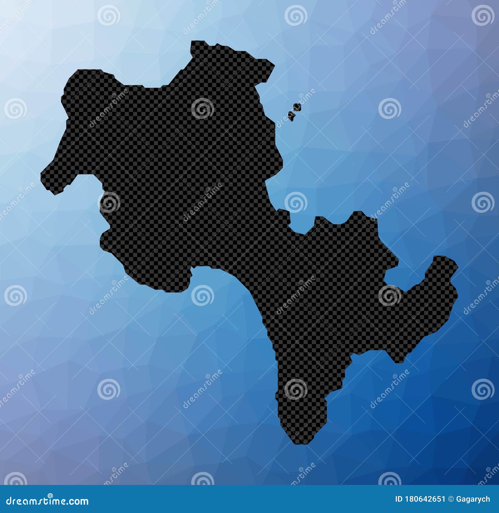 Koh Rong Digital Map. Vector Illustration | CartoonDealer.com #183707880