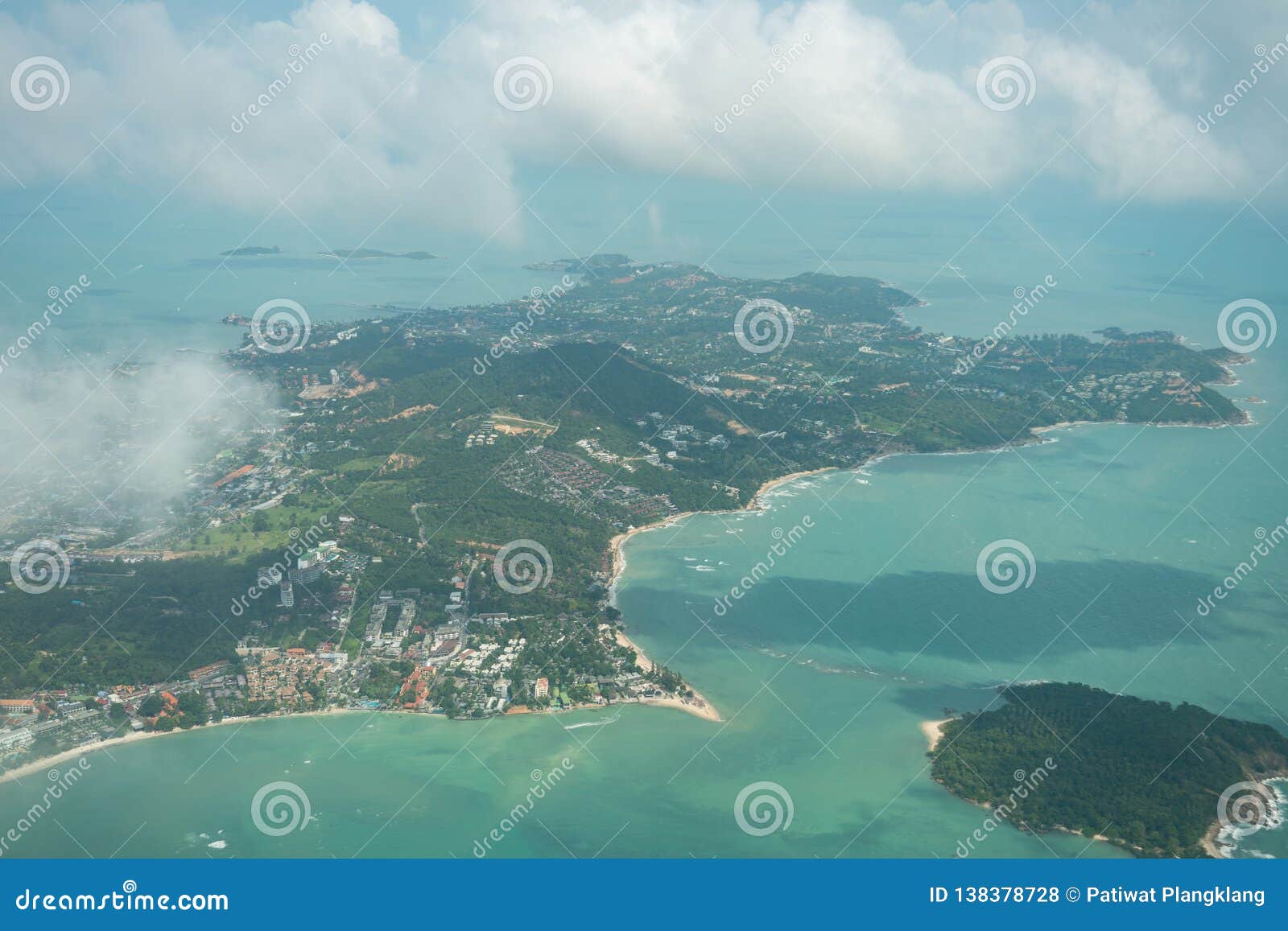 Koh samui aerial view stock photo. Image of landscape - 138378728