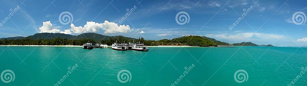Koh Samui Ferry Port stock photo. Image of destinations - 10169984