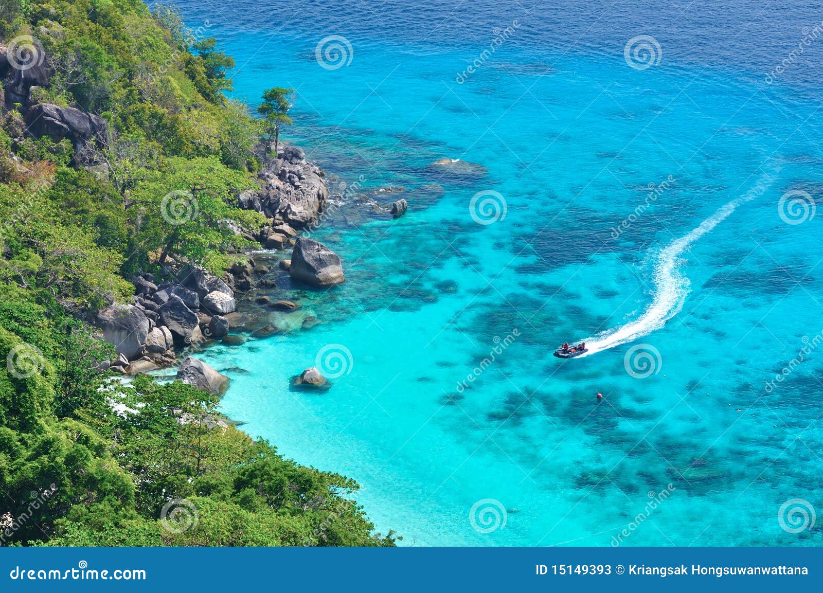 Koh si, Similan Thailand stock image. Image of nature - 15149393