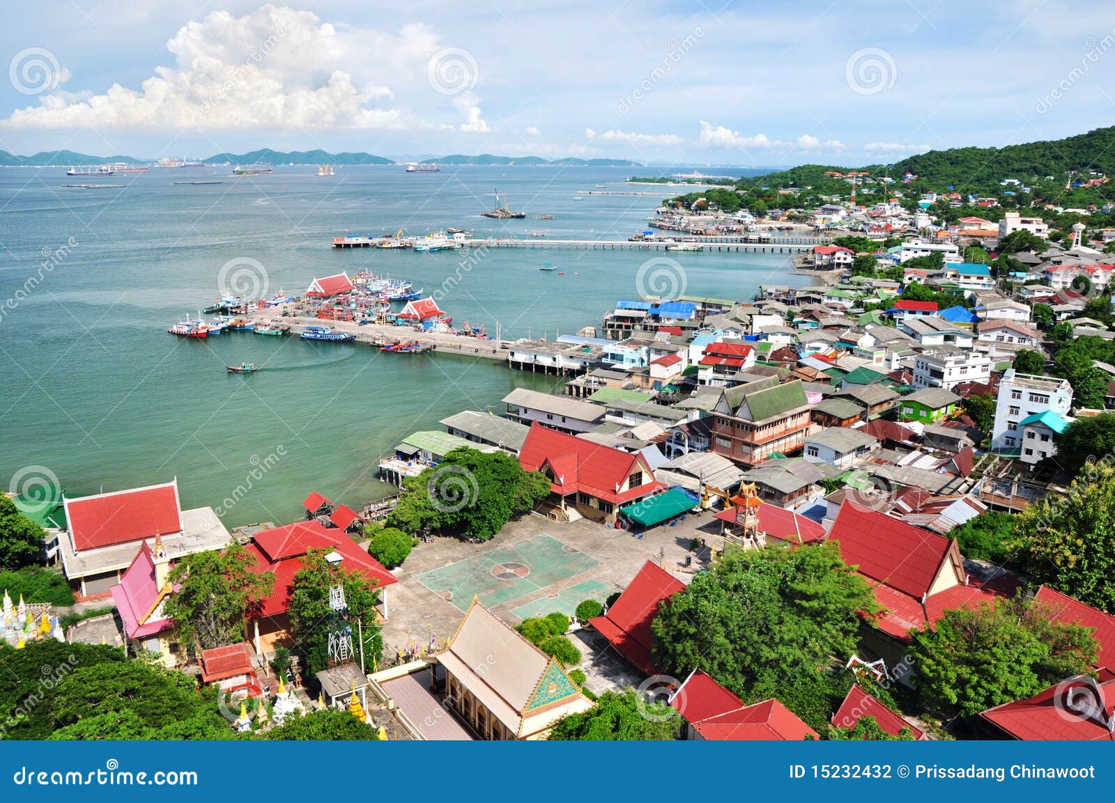 Koh sichang , thailand. stock photo. Image of nature - 15232432