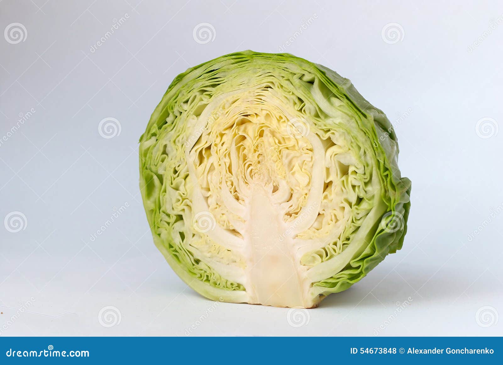 Kohl stockfoto. Bild von halb, schnitt, gemüse, vitamine - 54673848