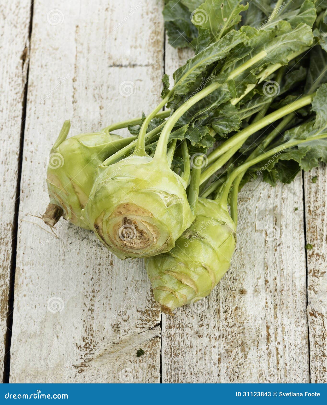 Kohlrabi Vegetable stock image. Image of organic, wooden - 31123843
