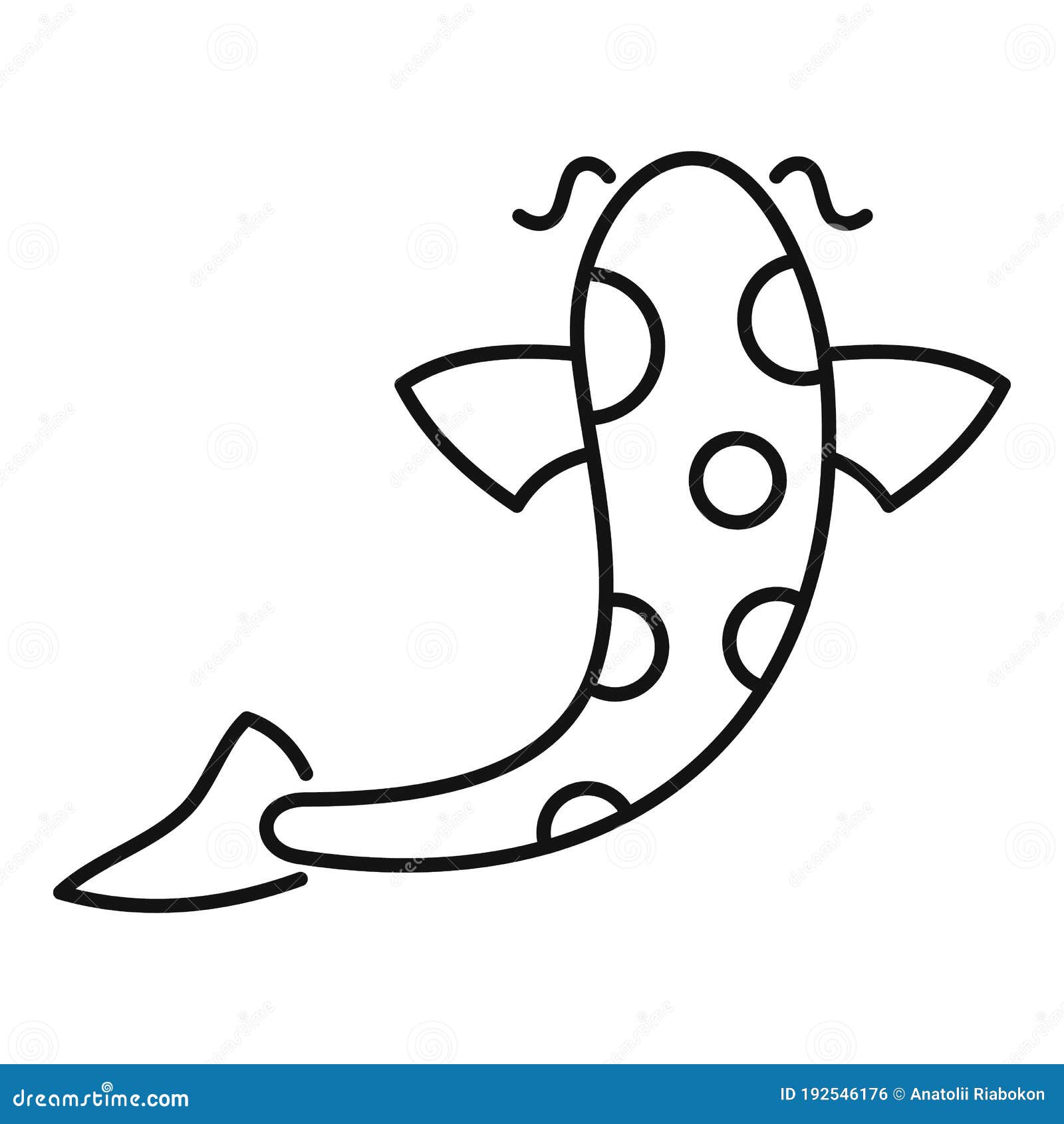 Koi Fish Outline Stock Illustrations – 1,415 Koi Fish Outline Stock ...