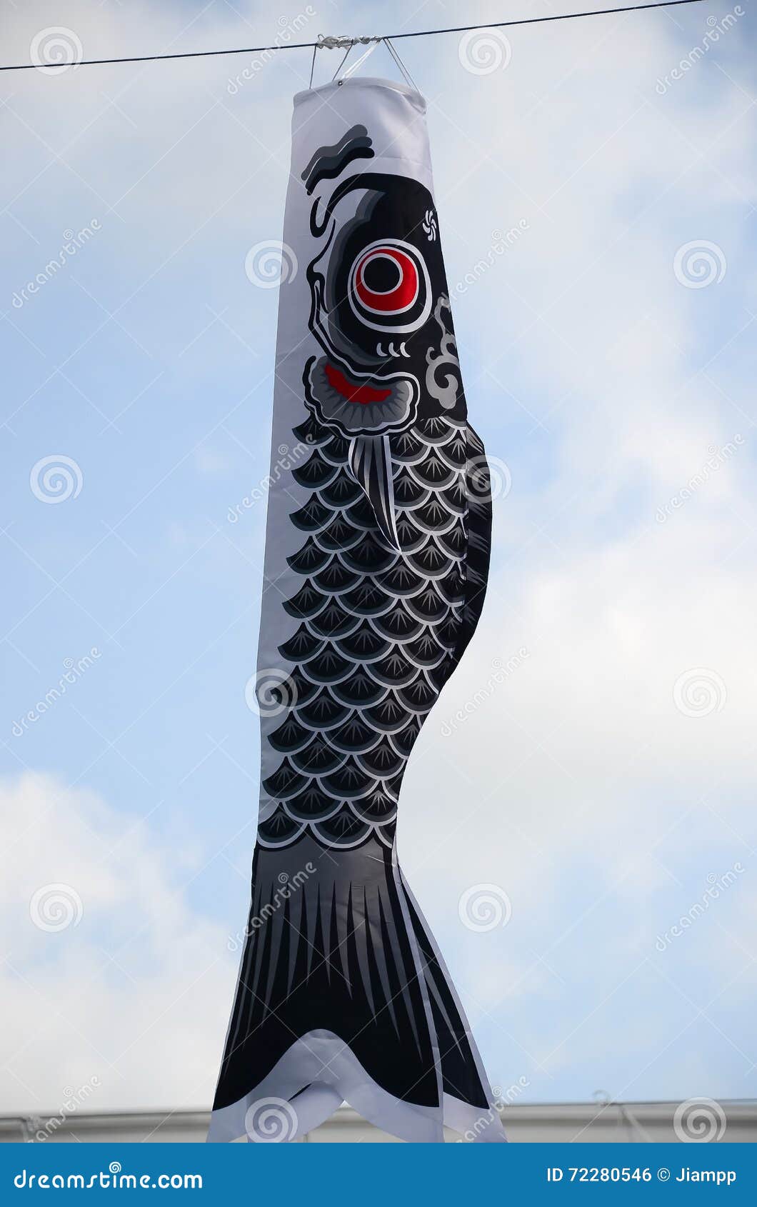 Koi carp flag texture stock photo. Image of windy, sock - 72280546