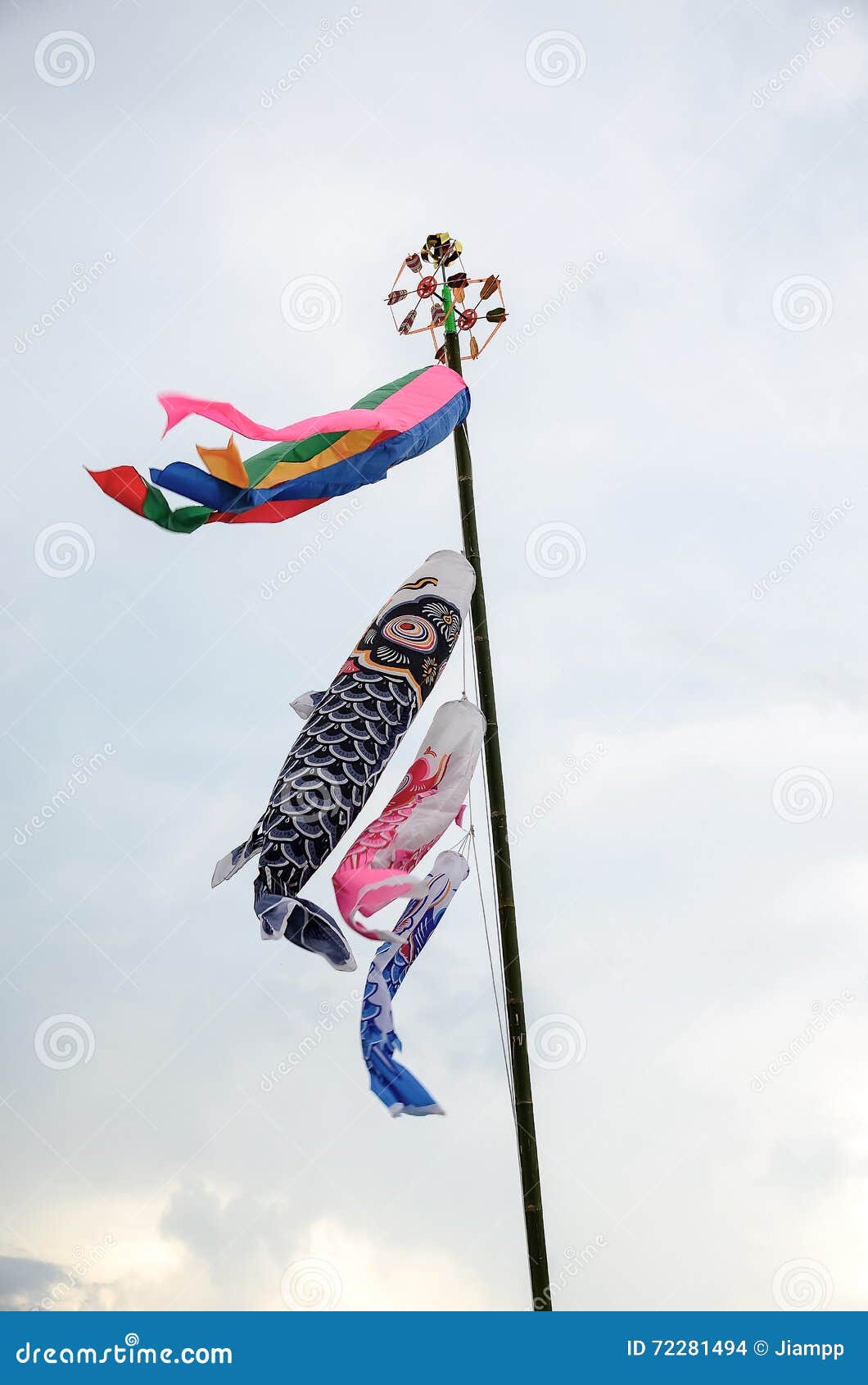Koi carp flag texture stock photo. Image of flag, waving - 72281494
