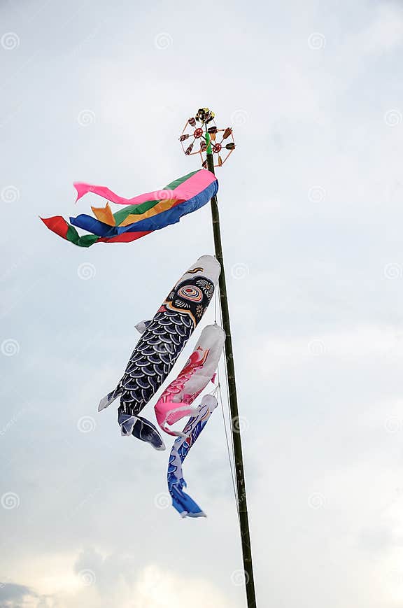 Koi carp flag texture stock photo. Image of flag, waving - 72281494