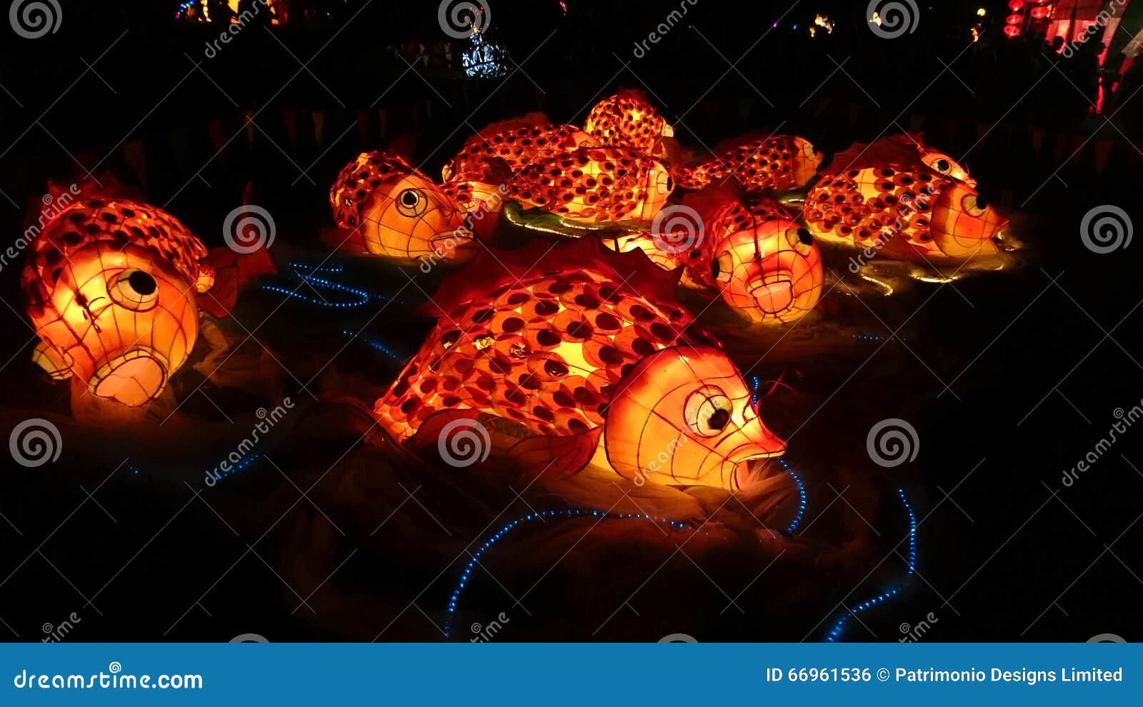 Koi Fish Handmade Chinese Lantern Fotografia Editoriale - Immagine di ...