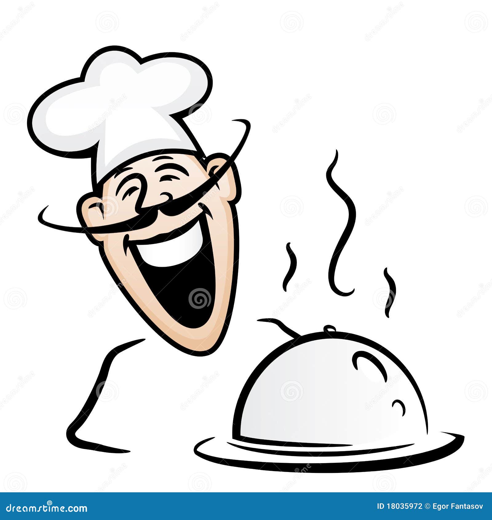 Kok vector illustratie. Illustration of glimlachen, ontwerp - 18035972