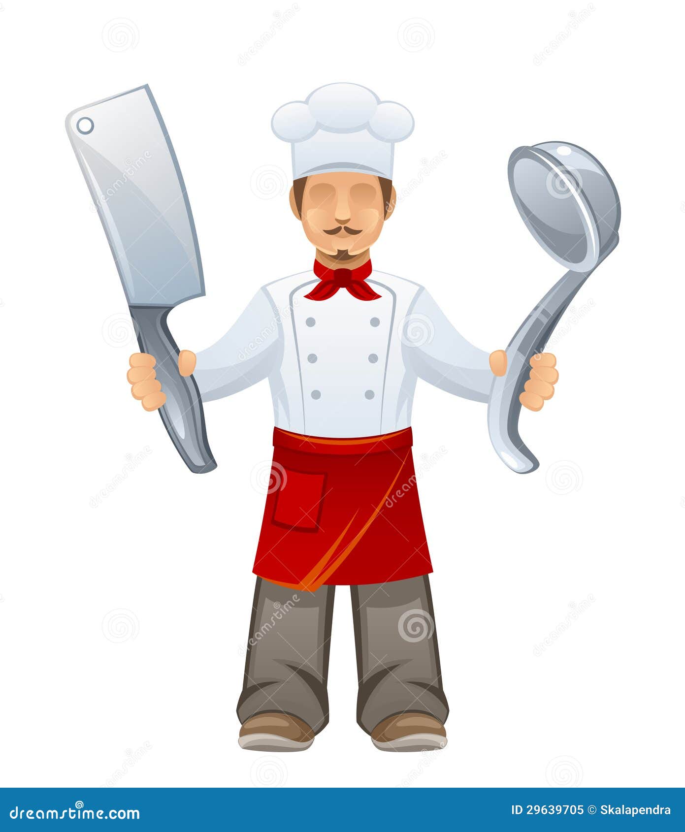 Kok vector illustratie. Illustration of baan, geïsoleerd - 29639705