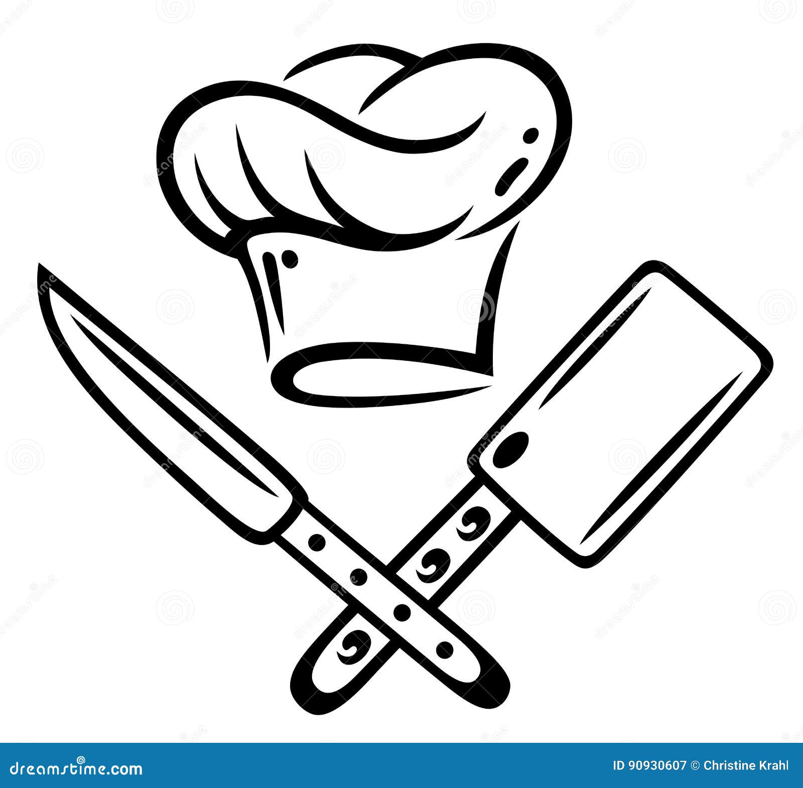 Kokende hoed, het koken vector illustratie. Illustration of vakantie ...