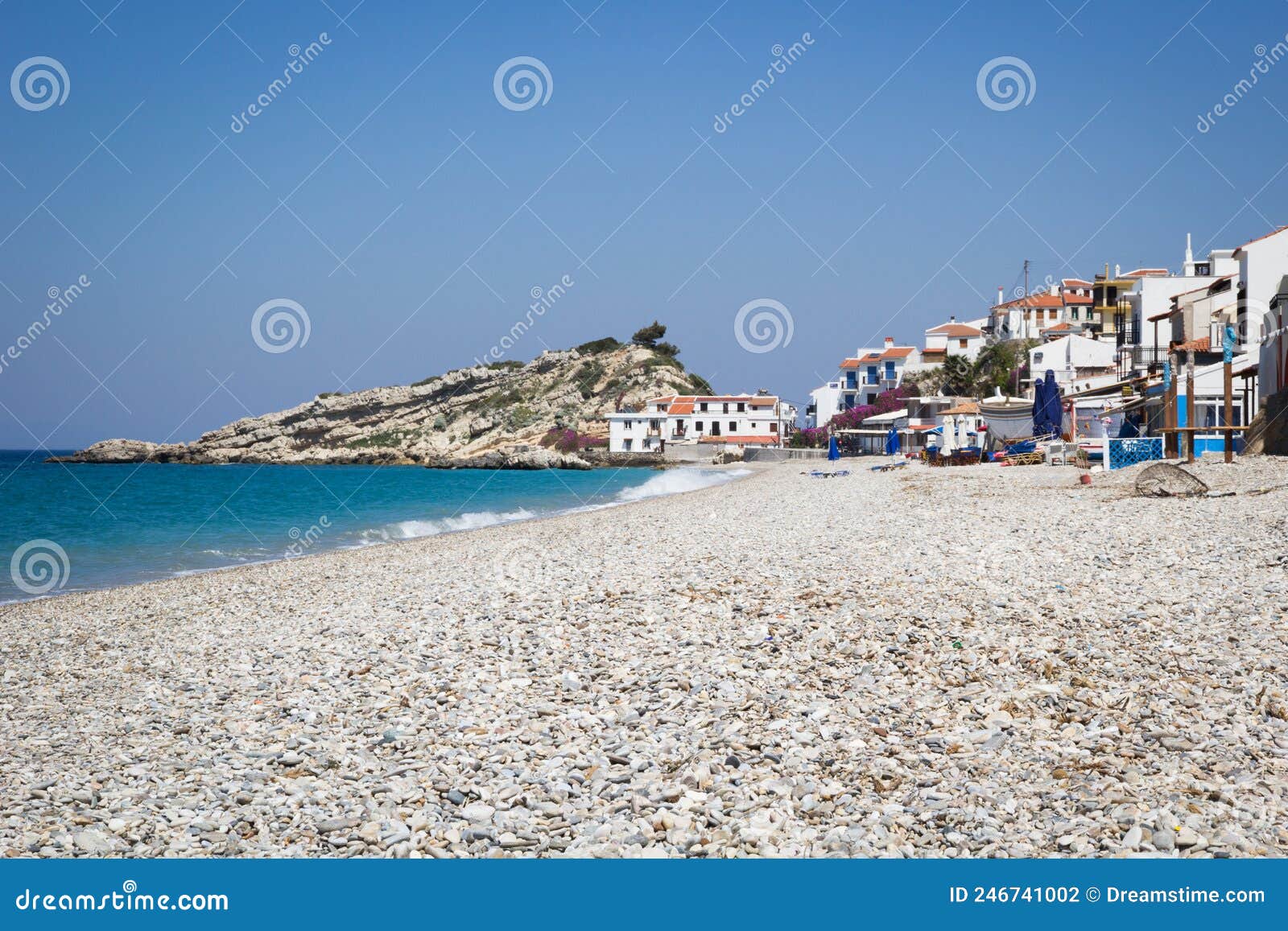 Kokkari Beach on the Island of Samos Editorial Photography - Image of ...