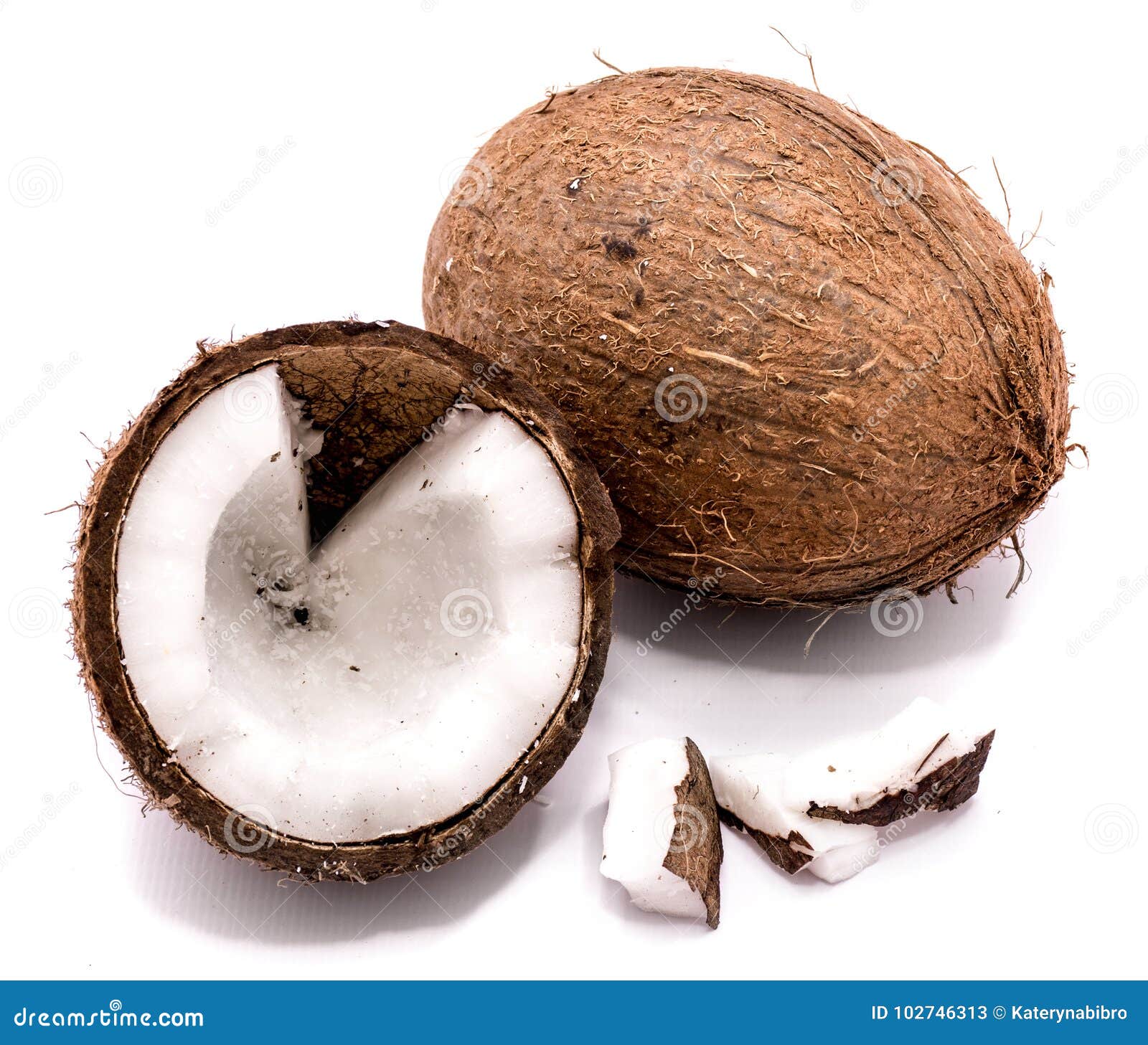 Kokosnoot stock afbeelding. Image of geïsoleerd, kokosnoot - 102746313