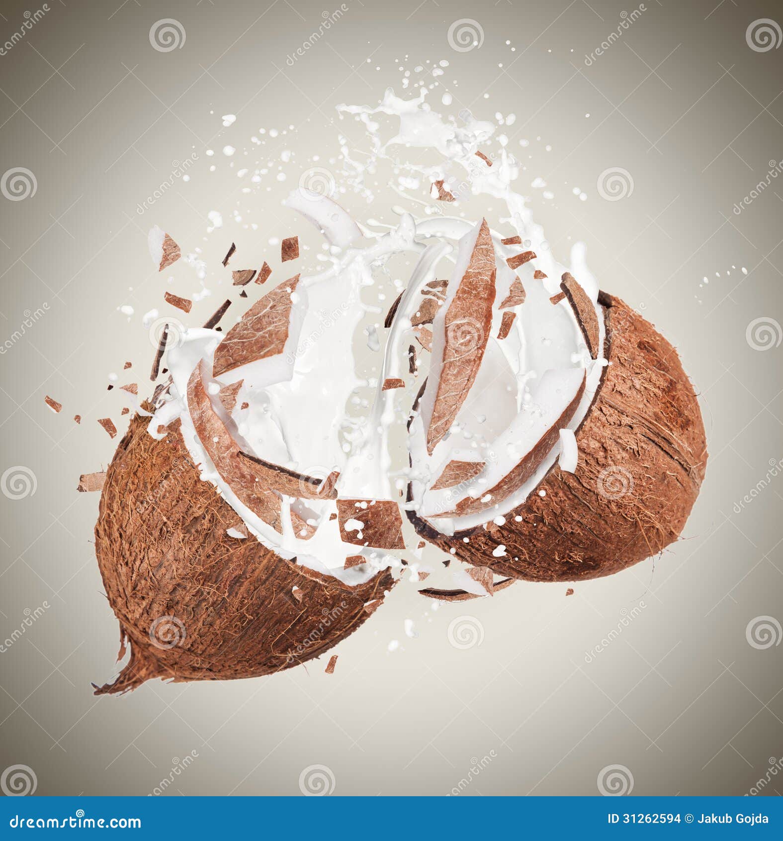 Kokosnoot stock foto. Image of beeld, motie, voedsel - 31262594