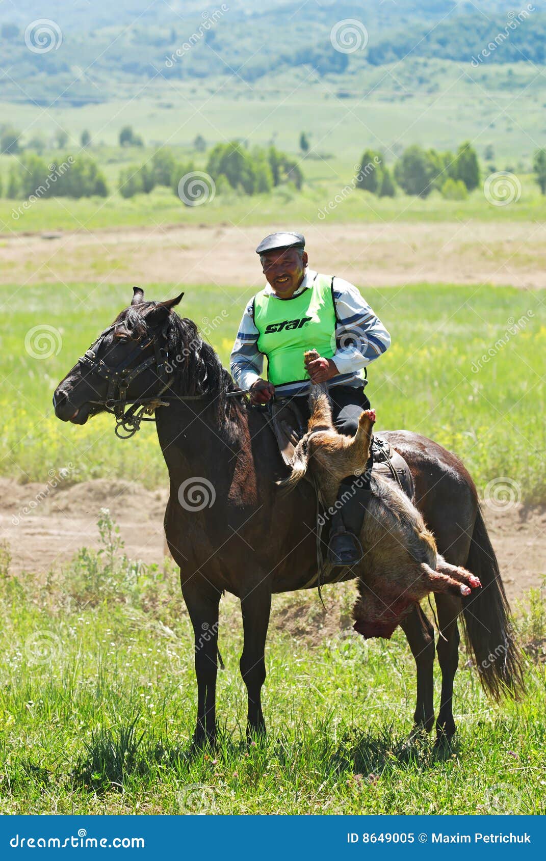 Kokpar - Traditional Nomad Horses Competitions Editorial Image - Image ...