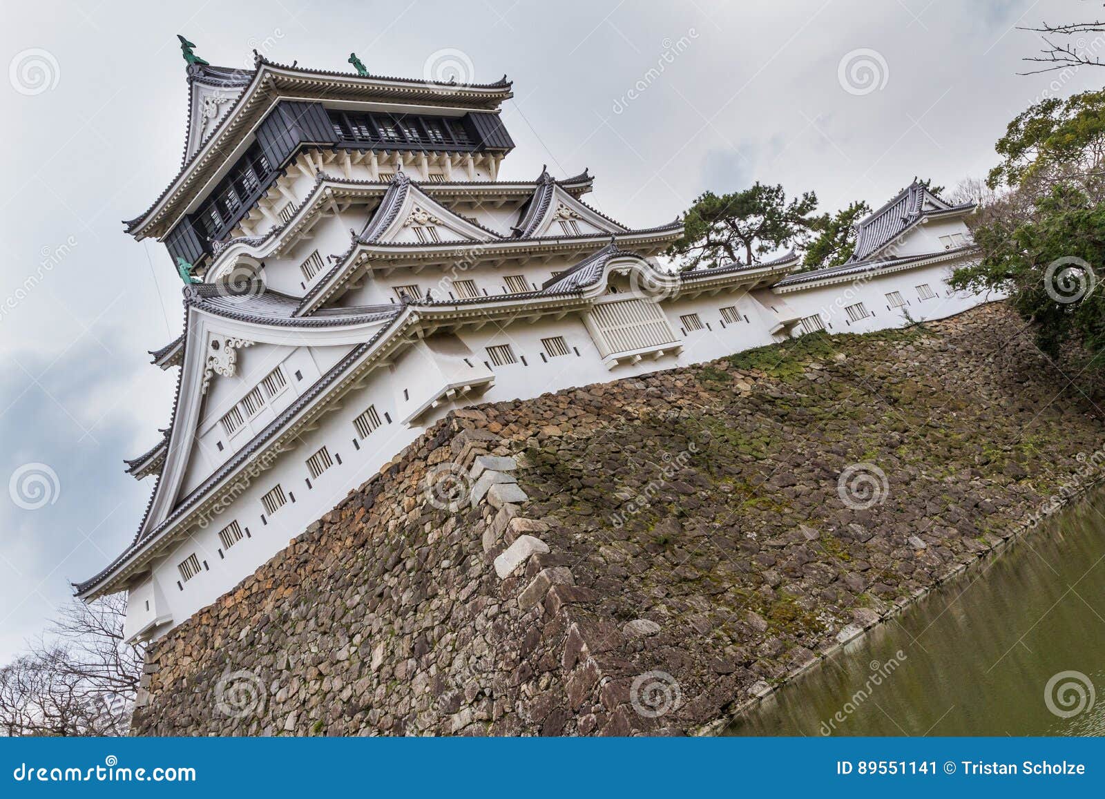 Kokura Castle in Kitakyushu, Japan Stock Image - Image of winter ...