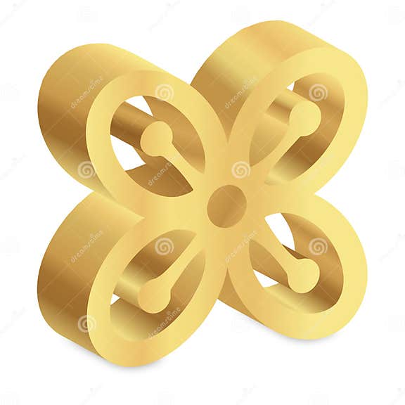 West African Adinkra Symbol Bese Saka Stock Vector - Illustration of ...