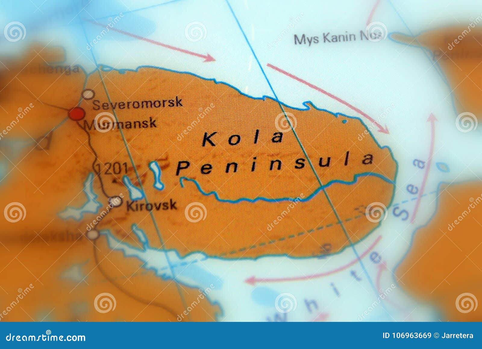 Kola Peninsula, Russia stock image. Image of destination - 106963669