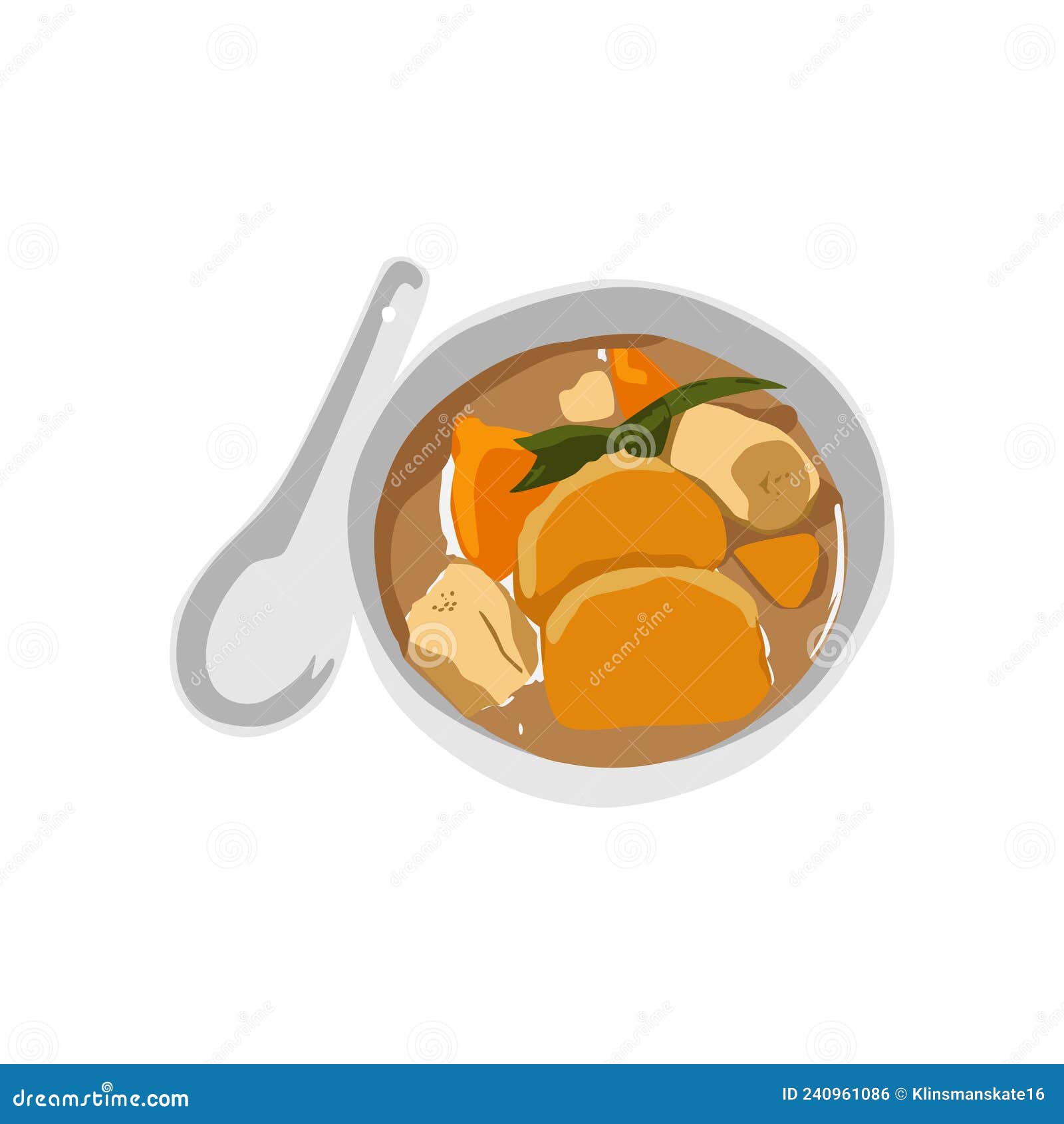 Kolak Indonesian Food Design Vector Stock Vector - Illustration of ...