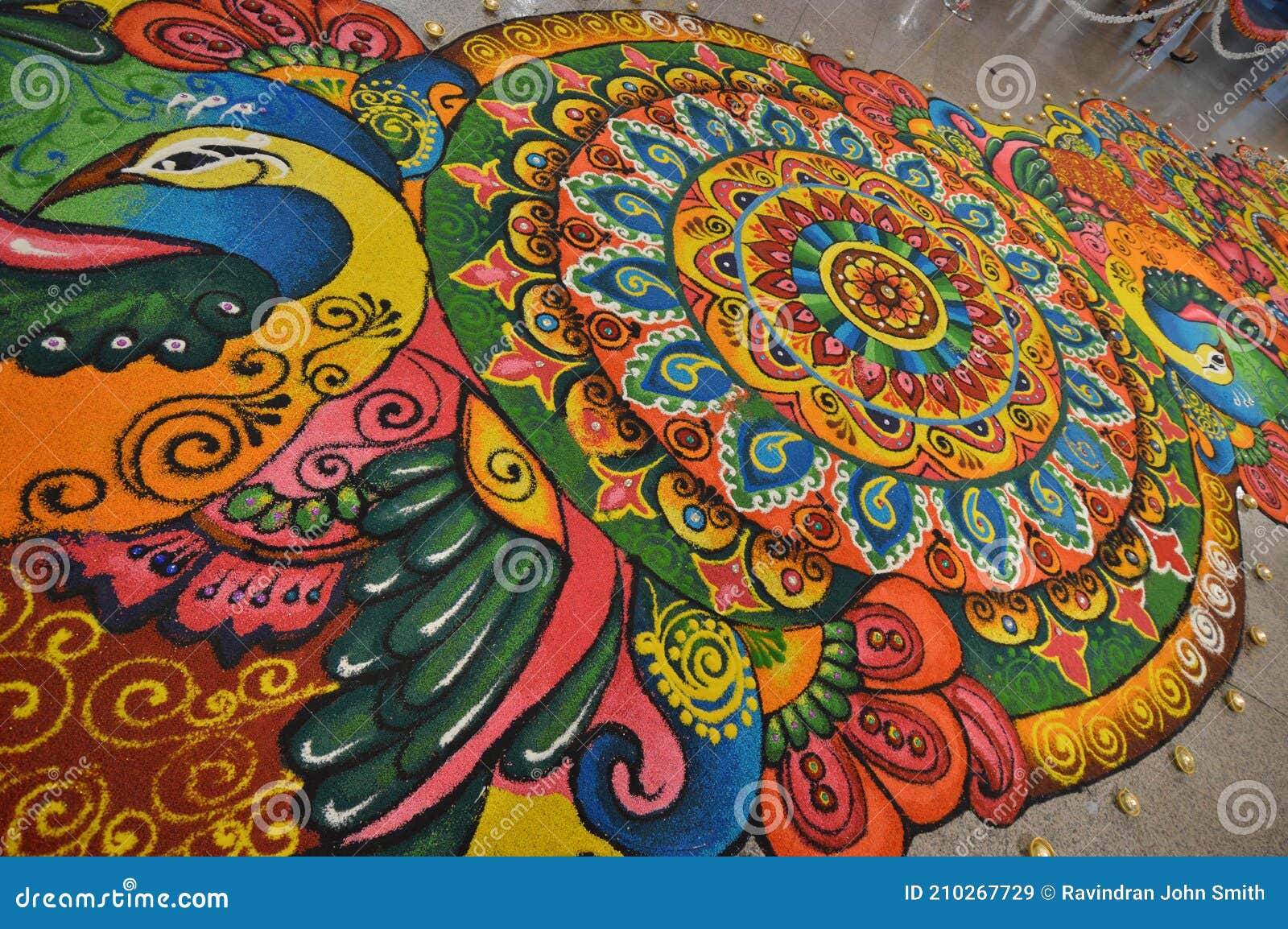 Kolam editorial stock image. Image of powder, muggu - 210267729