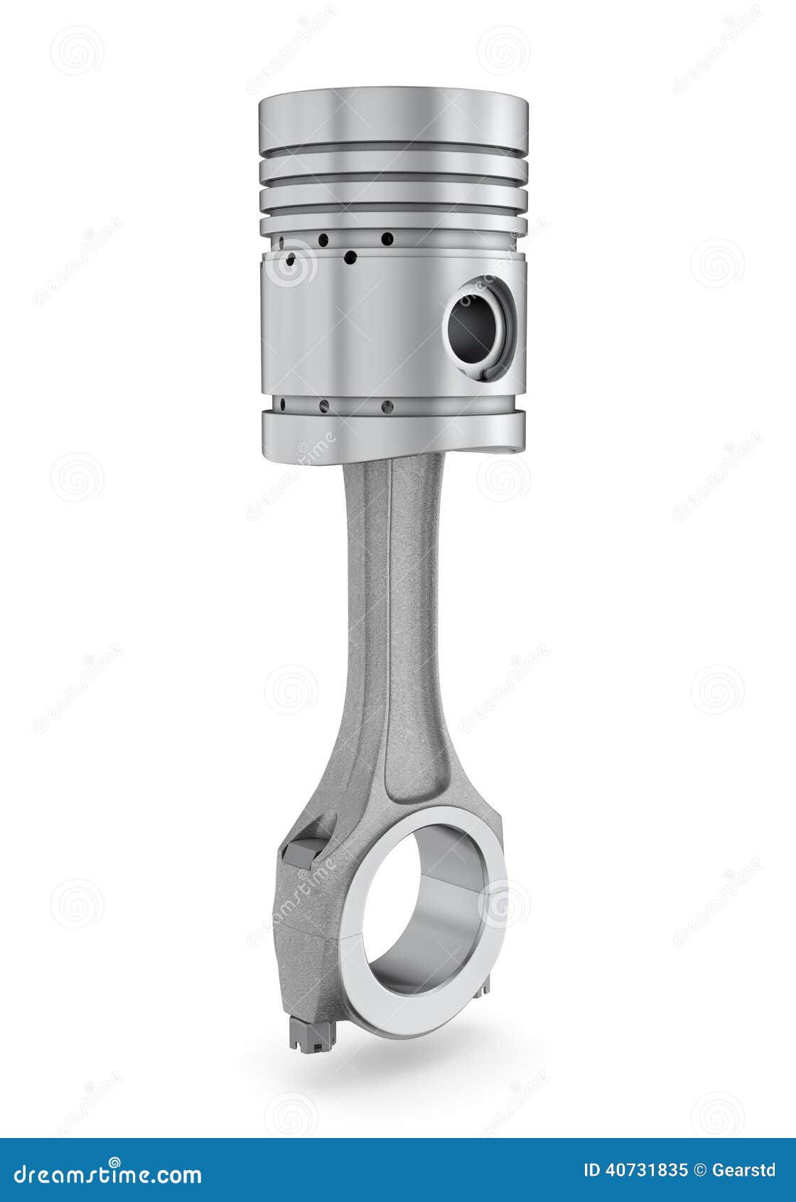 Kolben Lokalisiert Auf Weißem Backgound Stock Abbildung - Illustration ...