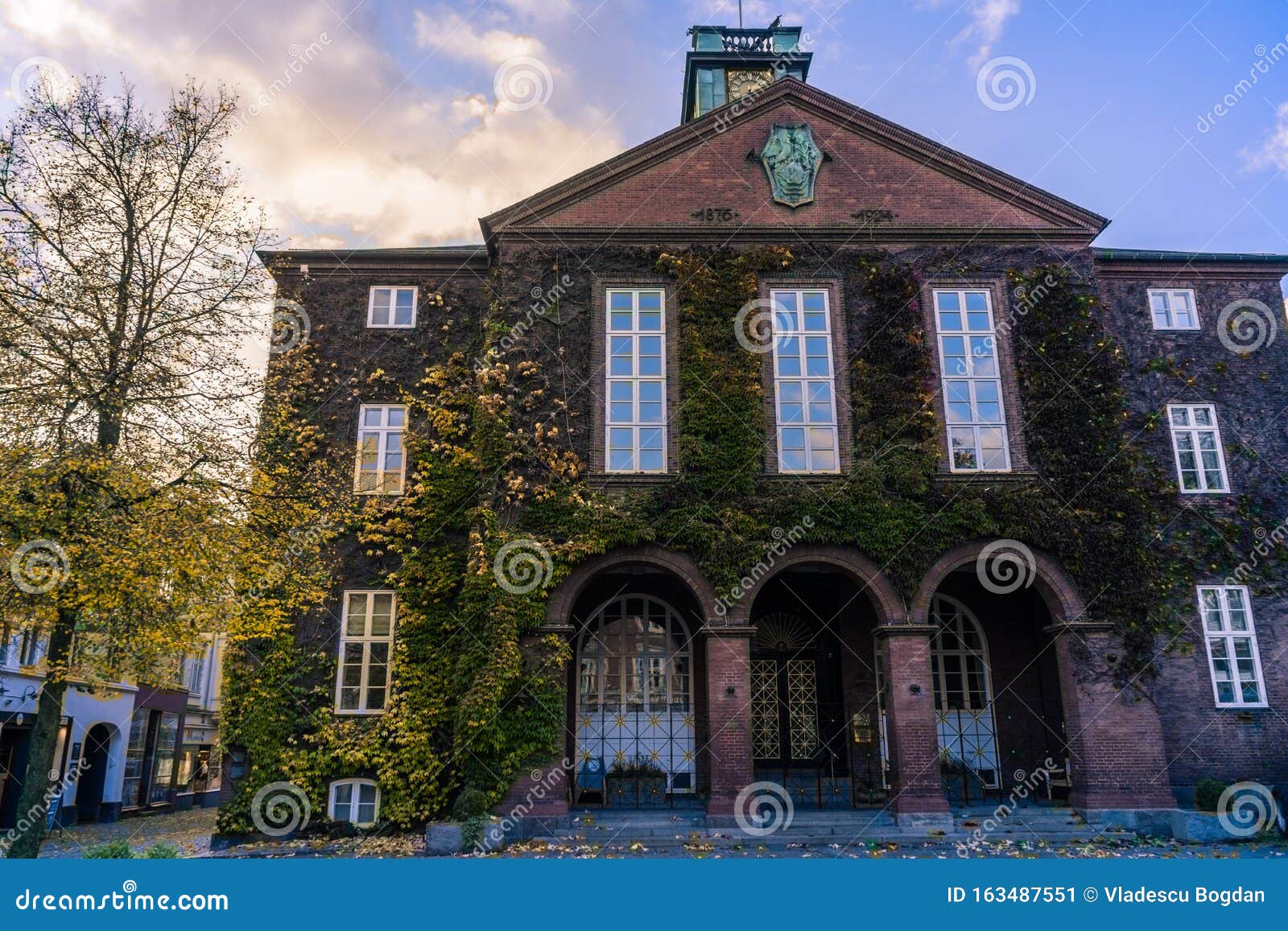 Kolding city in Denmark editorial photo. Image of denmark - 163487551