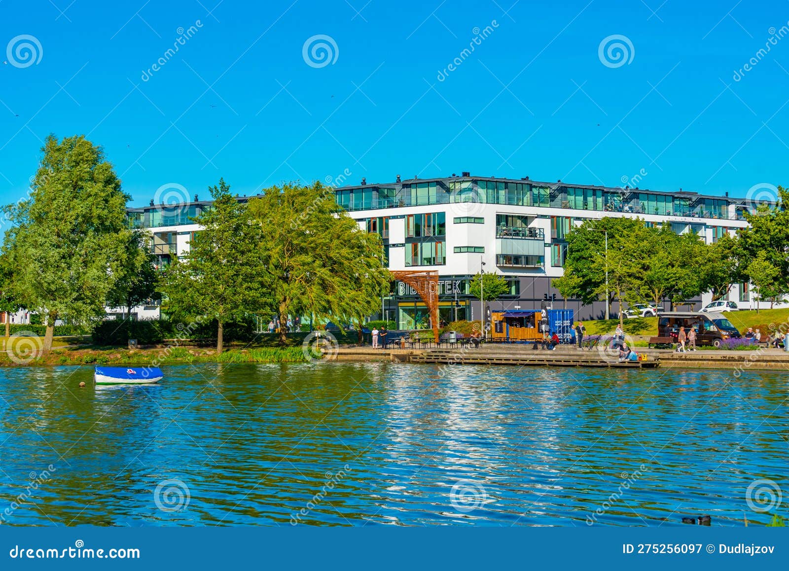 Kolding, Denmark, June 16, 2022: Library in Danish Town Kolding ...