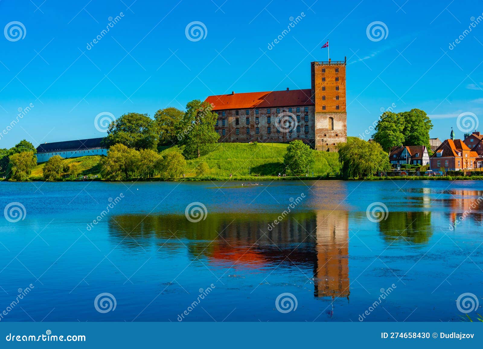 Koldinghus Castle in Danish Town Kolding Stock Photo - Image of vintage ...
