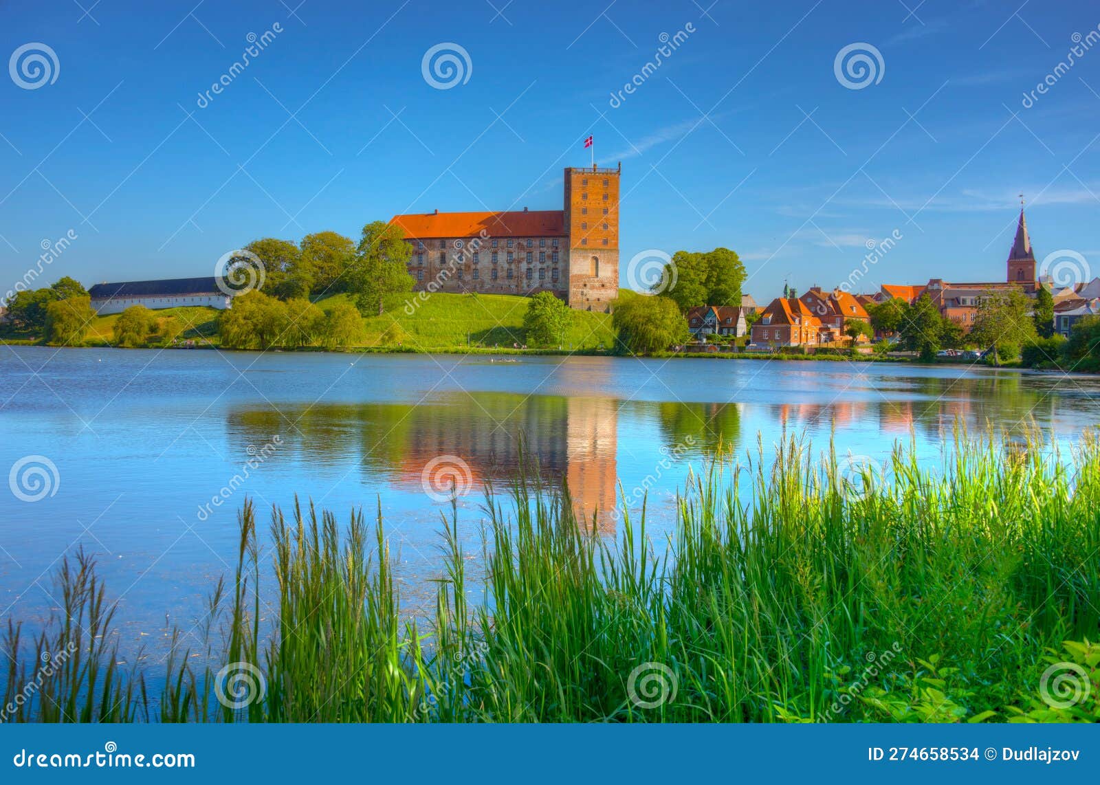 Koldinghus Castle in Danish Town Kolding Stock Photo - Image of facade ...
